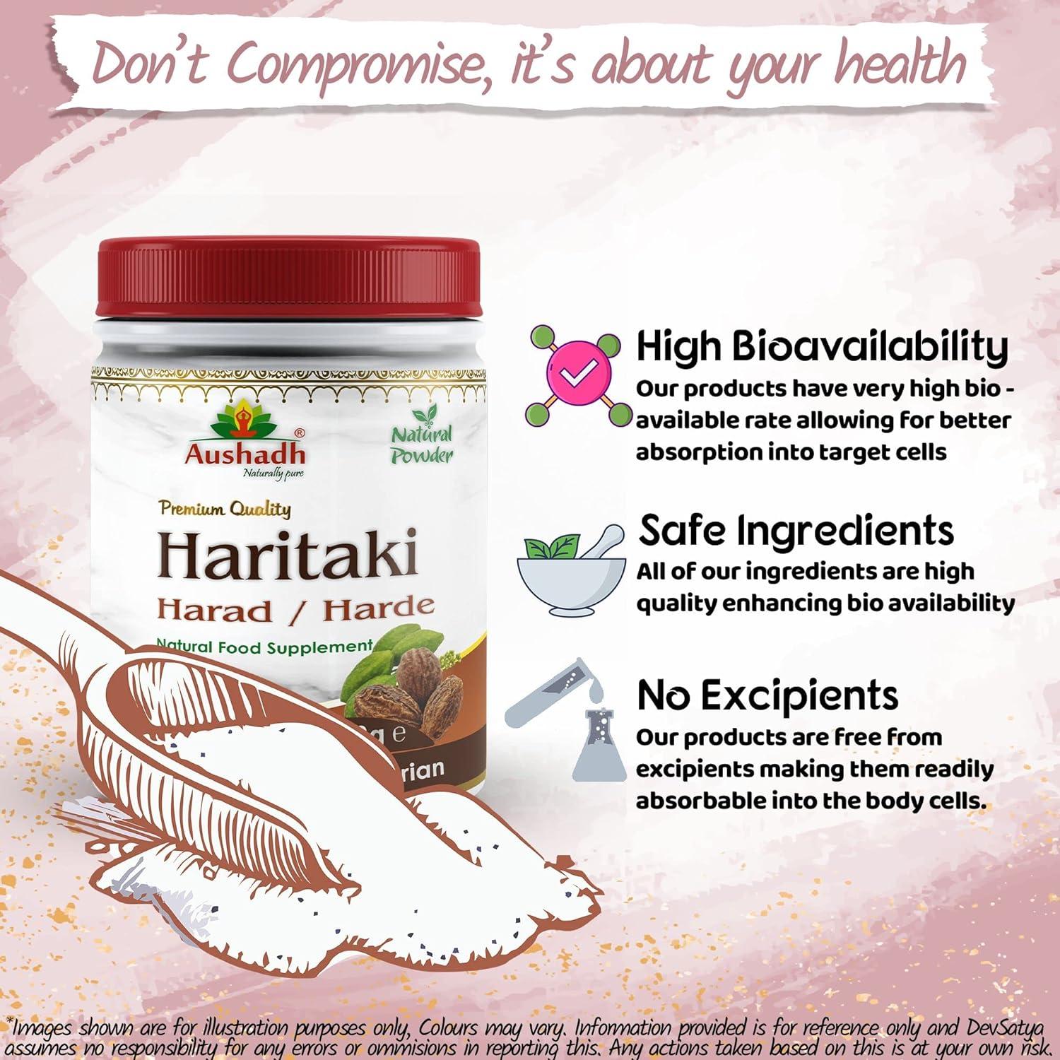 Organic Harad (Haritaki) Powder - Natural Digestive Aid and Detoxifier ...
