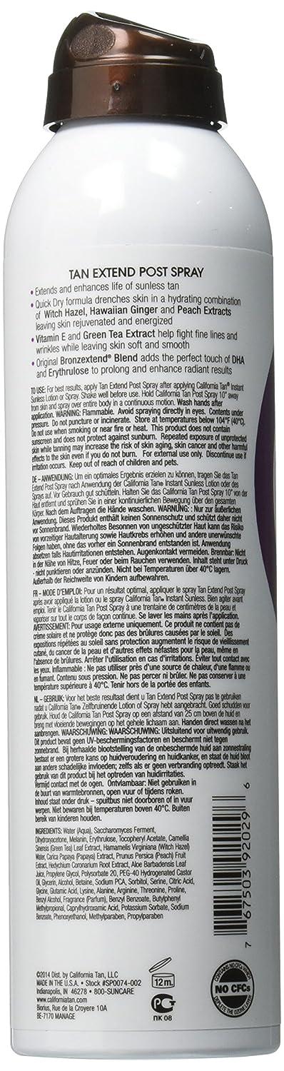 California Tan Extend Post Spray 6 oz | Tan Extender Spray | Sunless ...