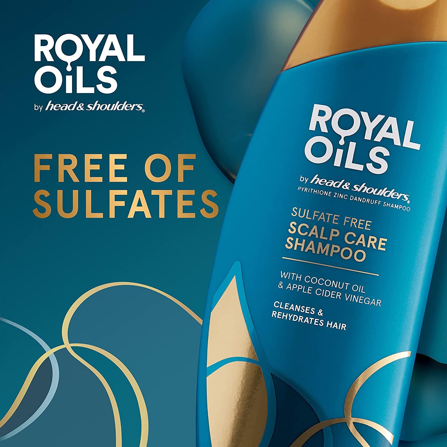 Royal Oils by Head & Shoulders: Sulfate-Free Coconut Oil Shampoo ...