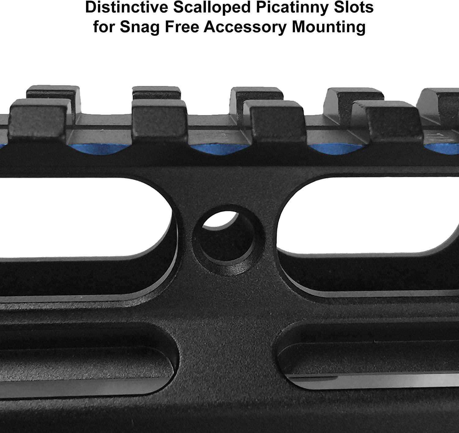 UTG Super Slim Picatinny Riser Mount - 1 Height, 13 Slots, Black | Buy ...