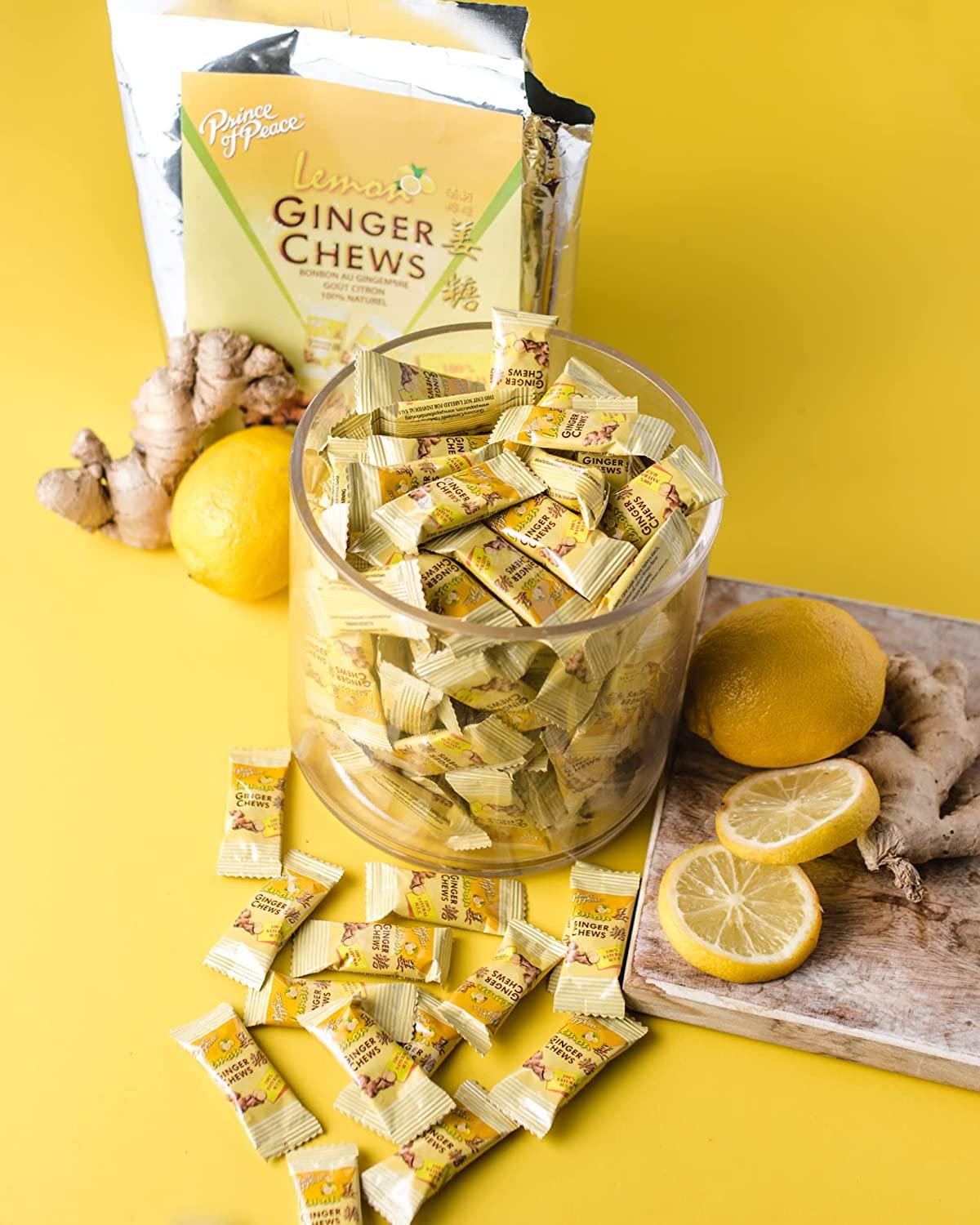 Prince of Peace Ginger Chews with Lemon 2.2lb/1kg - Candied Ginger ...