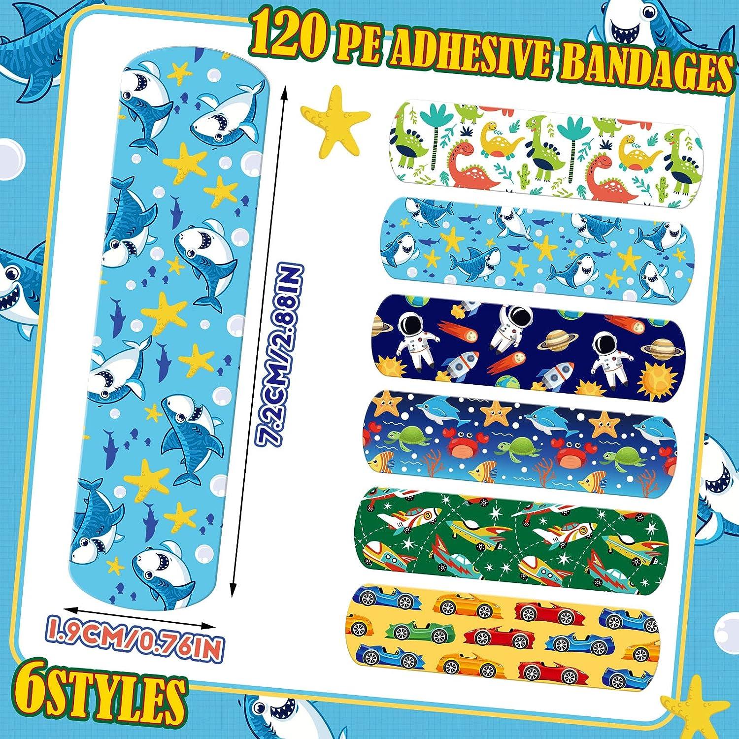 Colorful Cartoon Bandages for Kids - 120 Pcs Waterproof Adhesive ...