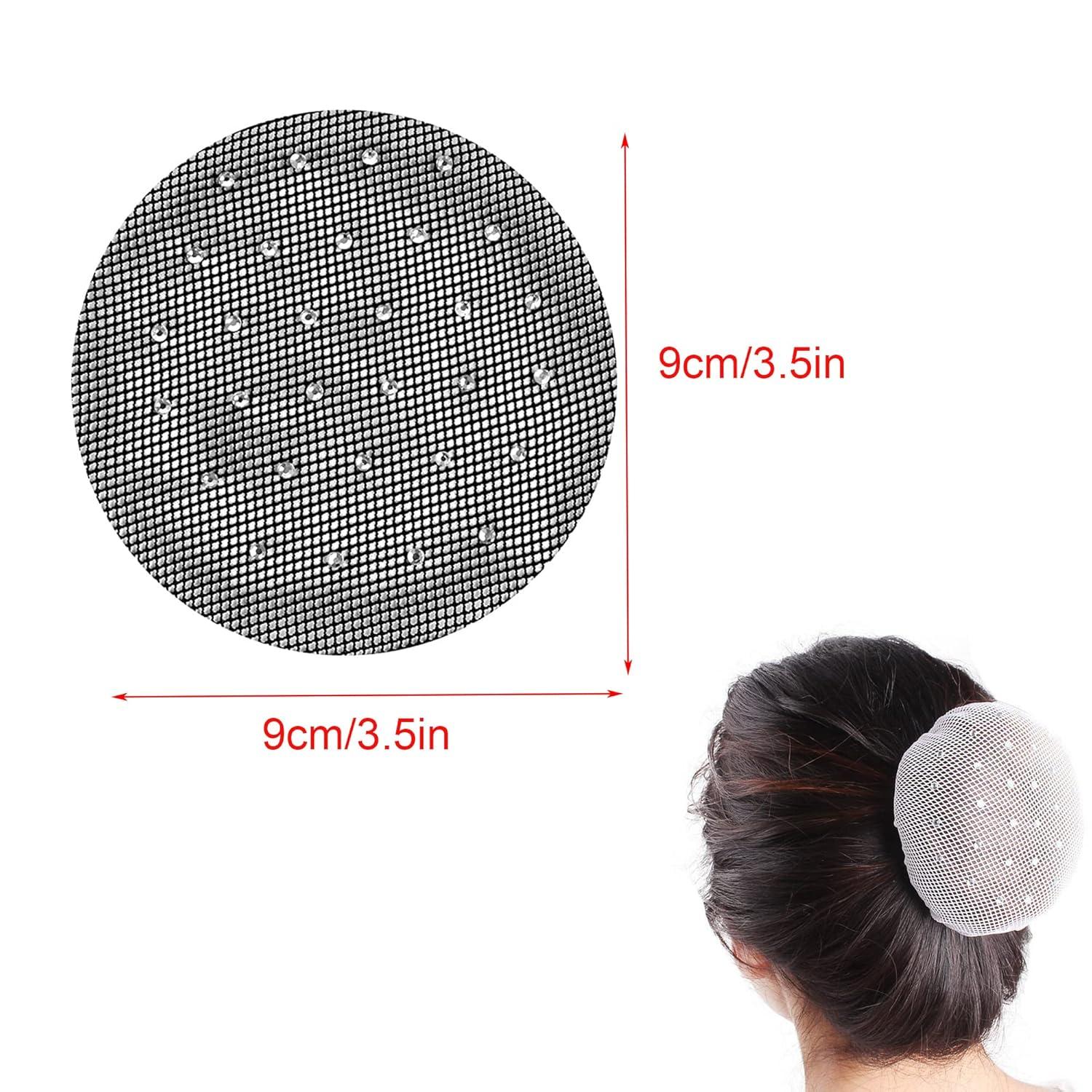 YZSZ 8-Piece Invisible Hairline Dutt Set - Lightweight Breathable Knot ...