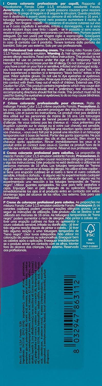 Fanola Crema Colore Colouring Cream 5.29 Extra Chocolate 100ml ...