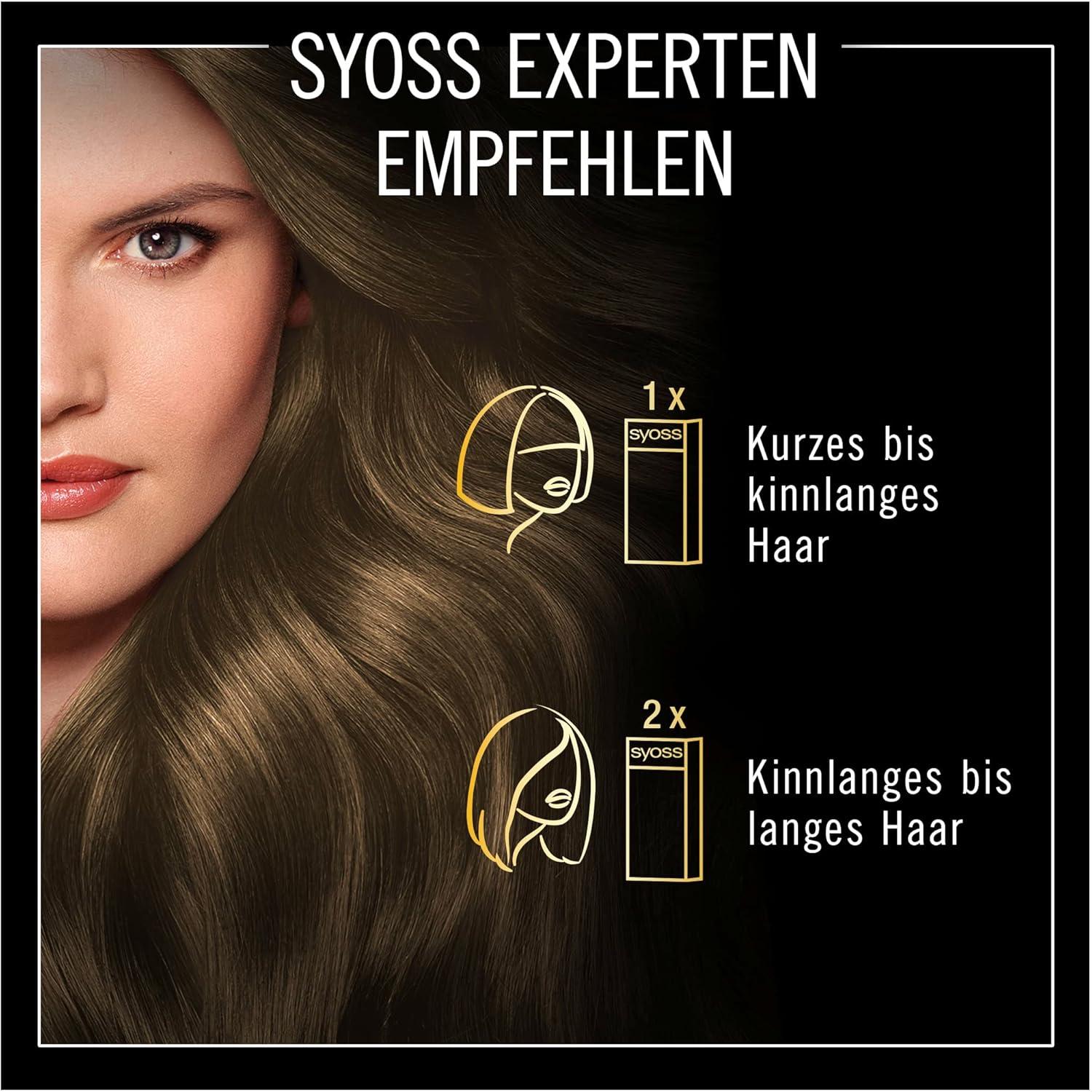 Syoss Oleo Intense Dark Blonde 6-10 Hair Color - Ammonia-Free Permanent ...