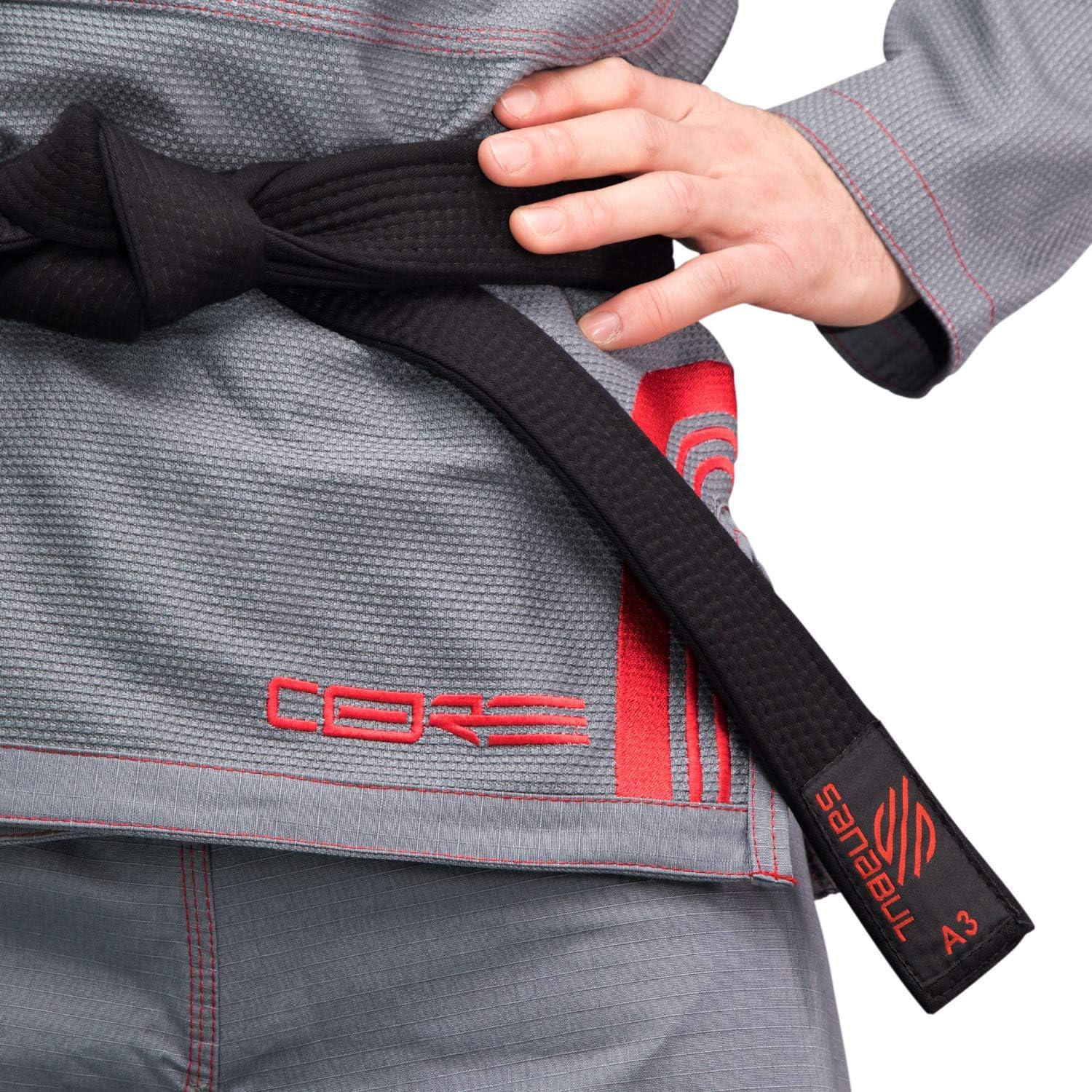 Sanabul Core Competition BJJ Gi IBJJF Approved - Grey/Red A2 (Special ...