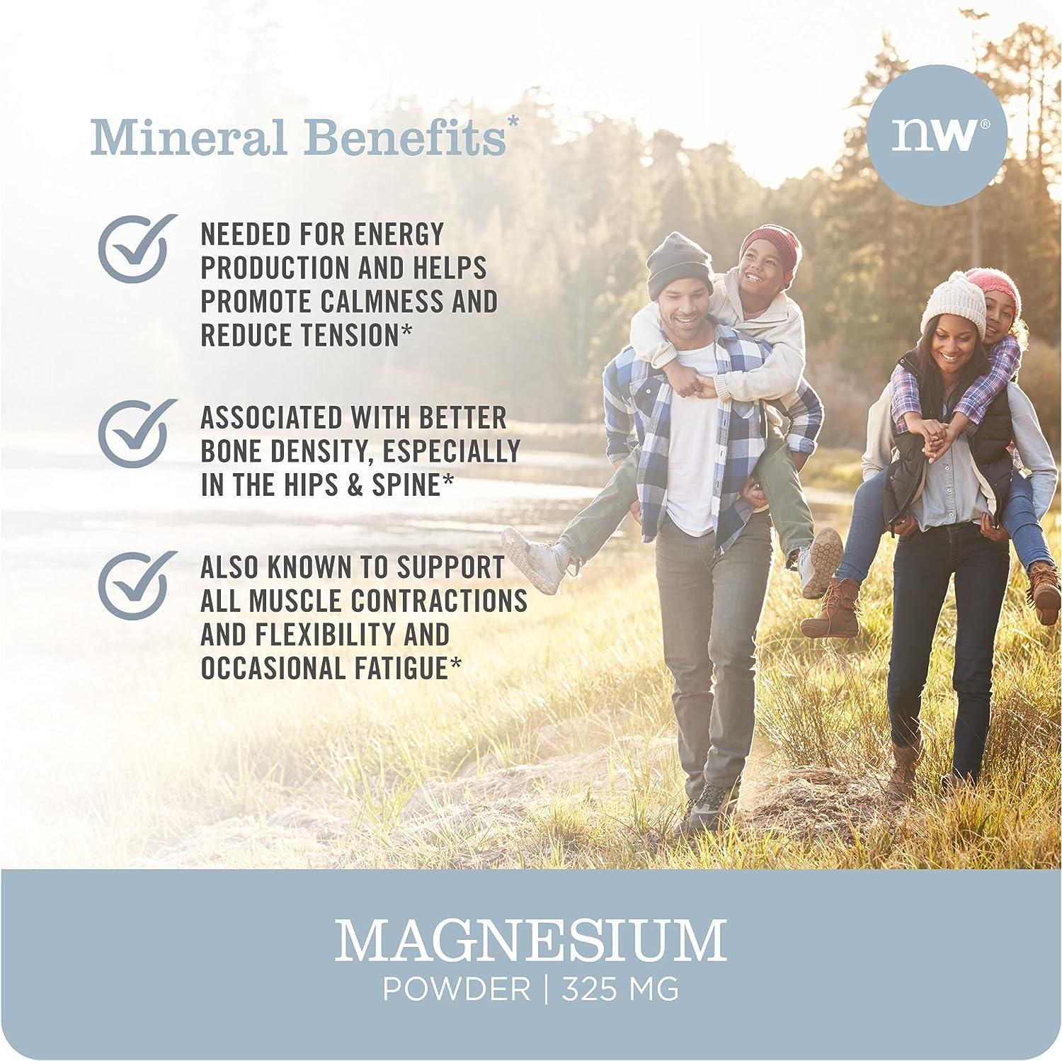 NatureWise Magnesium Powder - Nerve & Energy Support - 264g (2+ Month ...