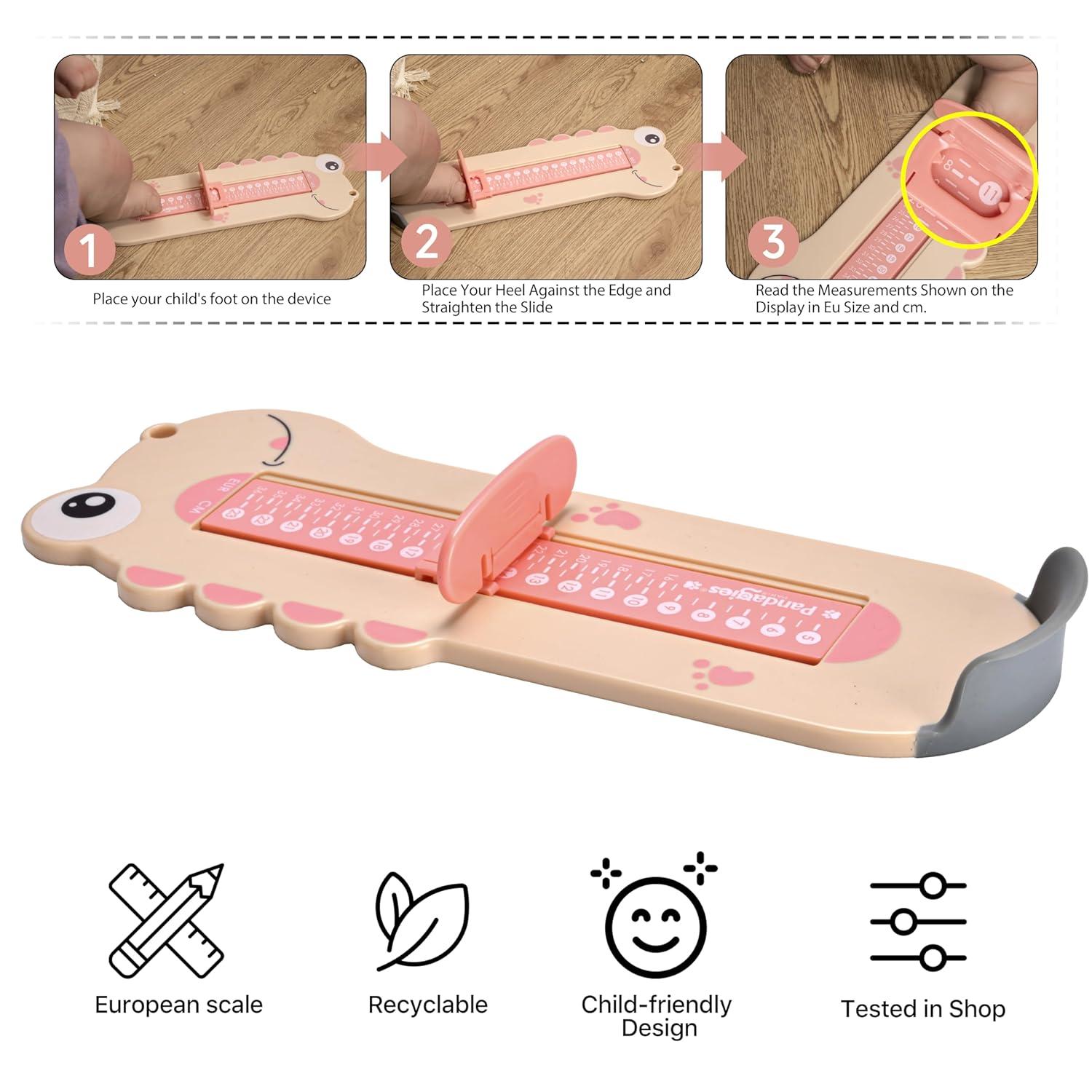 Pedimetrie Baby & Child Foot Measuring Device (Size 0-35) - Accurate ...