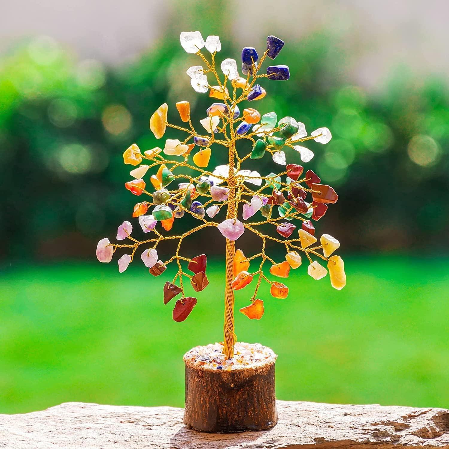 Tree of Life Chakra Crystal Tree - Home Decor and Meditation ...