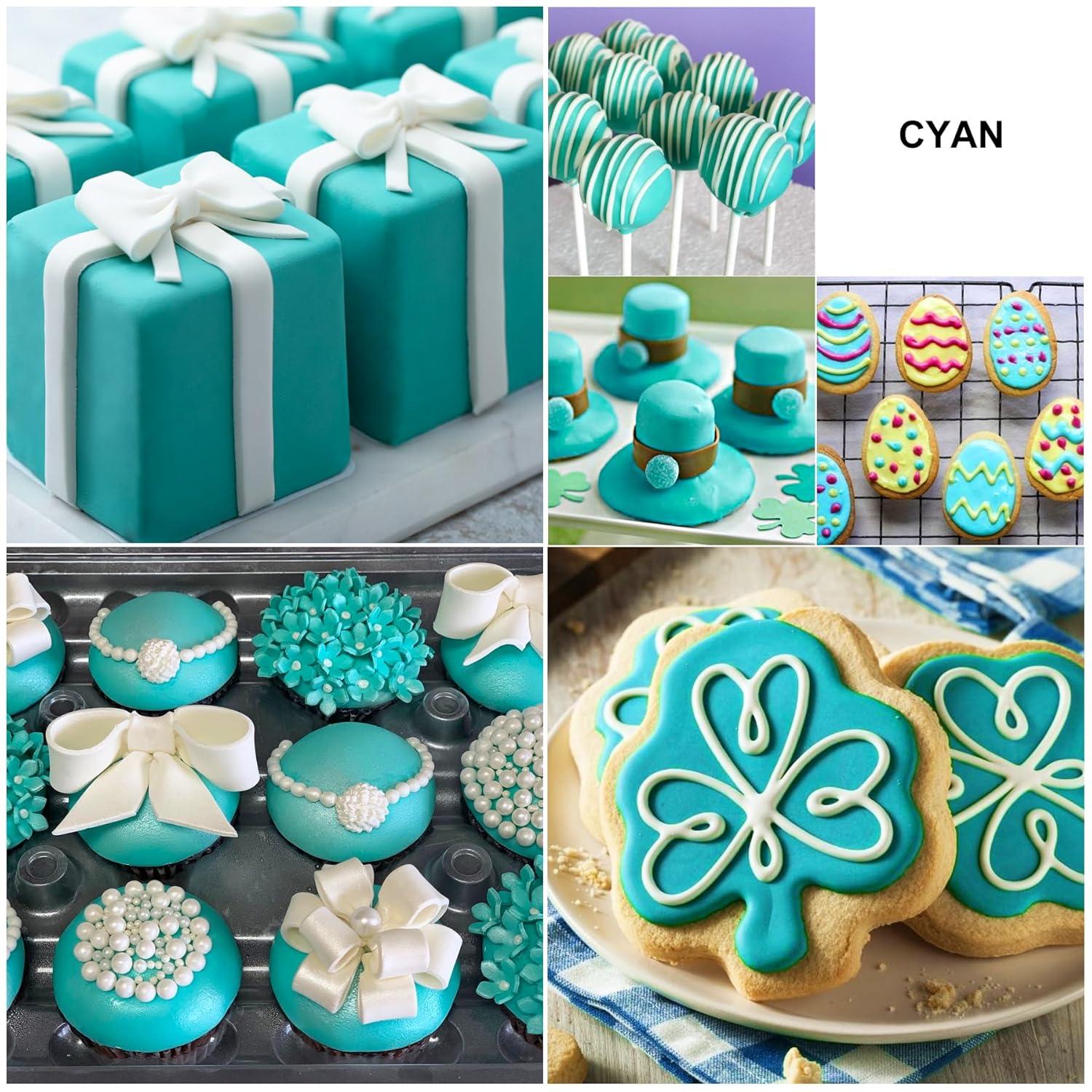 Fat-Soluble Food Coloring - 60ml Oil-Based Color for Chocolate Cakes ...