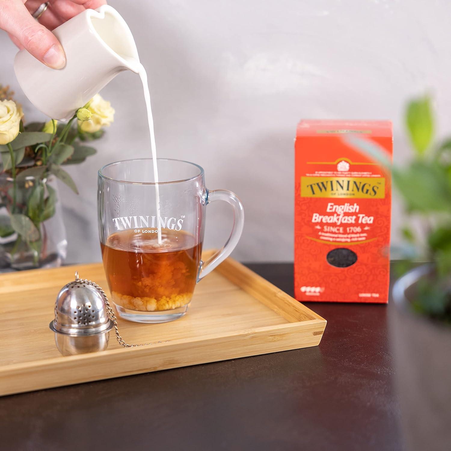 Twinings English Breakfast Tea - Premium Black Tea Loose - 200g (Pack ...