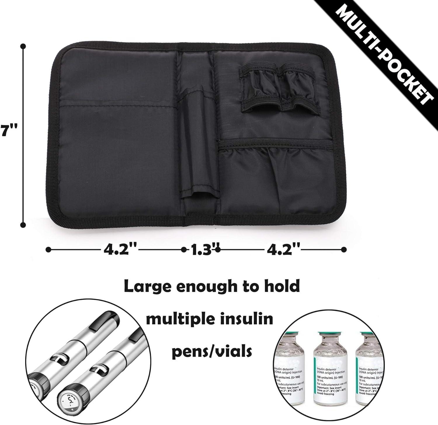 Apollo Walker Insulin Cooler Travel Case - Diabetic Organizer for ...