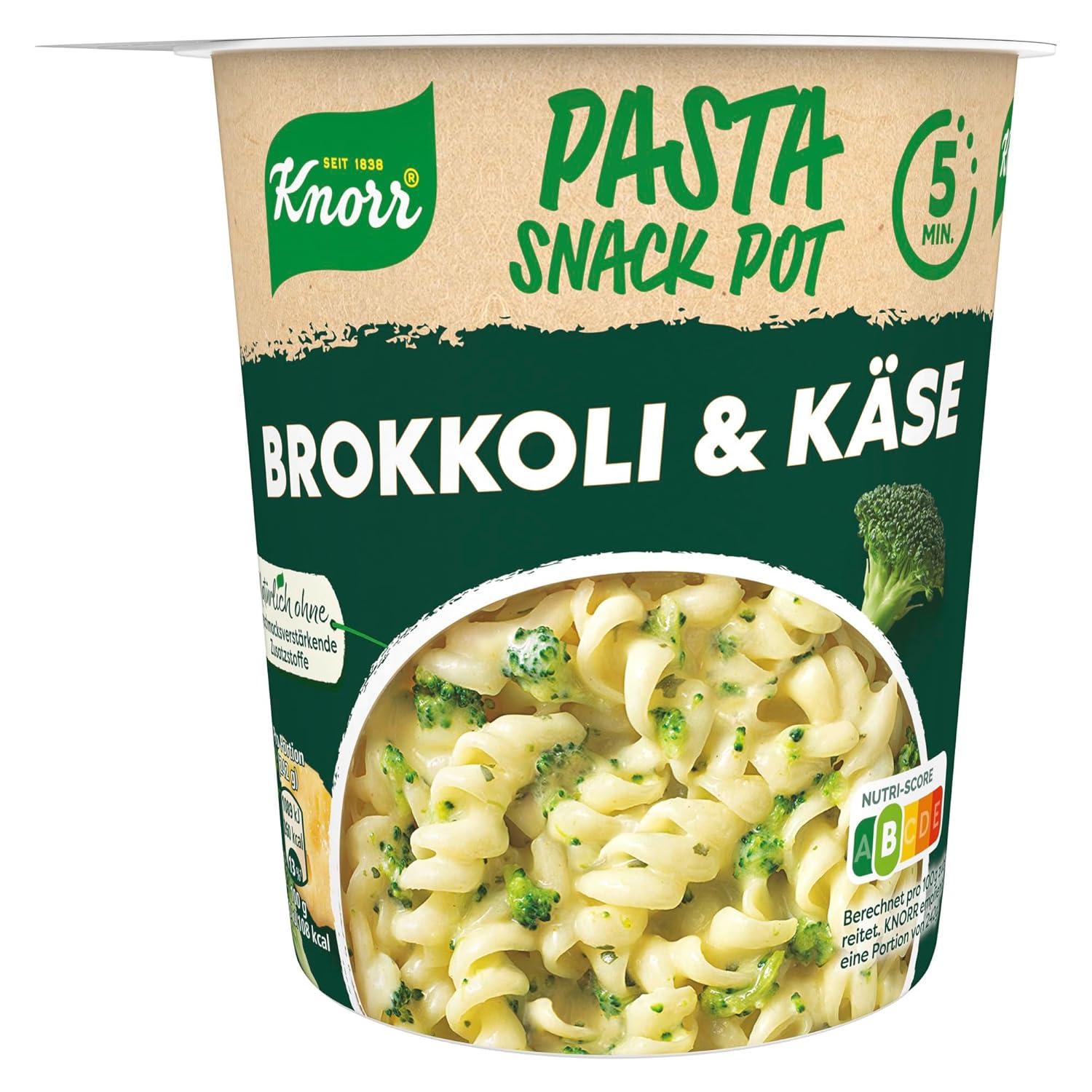 Knorr Pasta Snack Pot Broccoli & Cheese - Delicious Instant Noodles ...