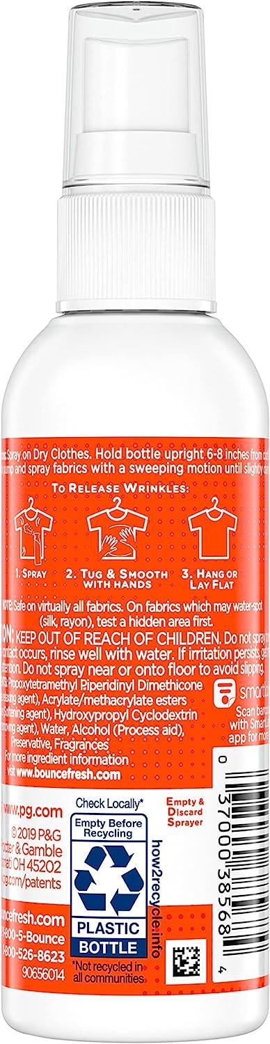 Bounce Rapid Touch-Up 3-In-1 Wrinkle Release Spray 3 oz - Fast and ...