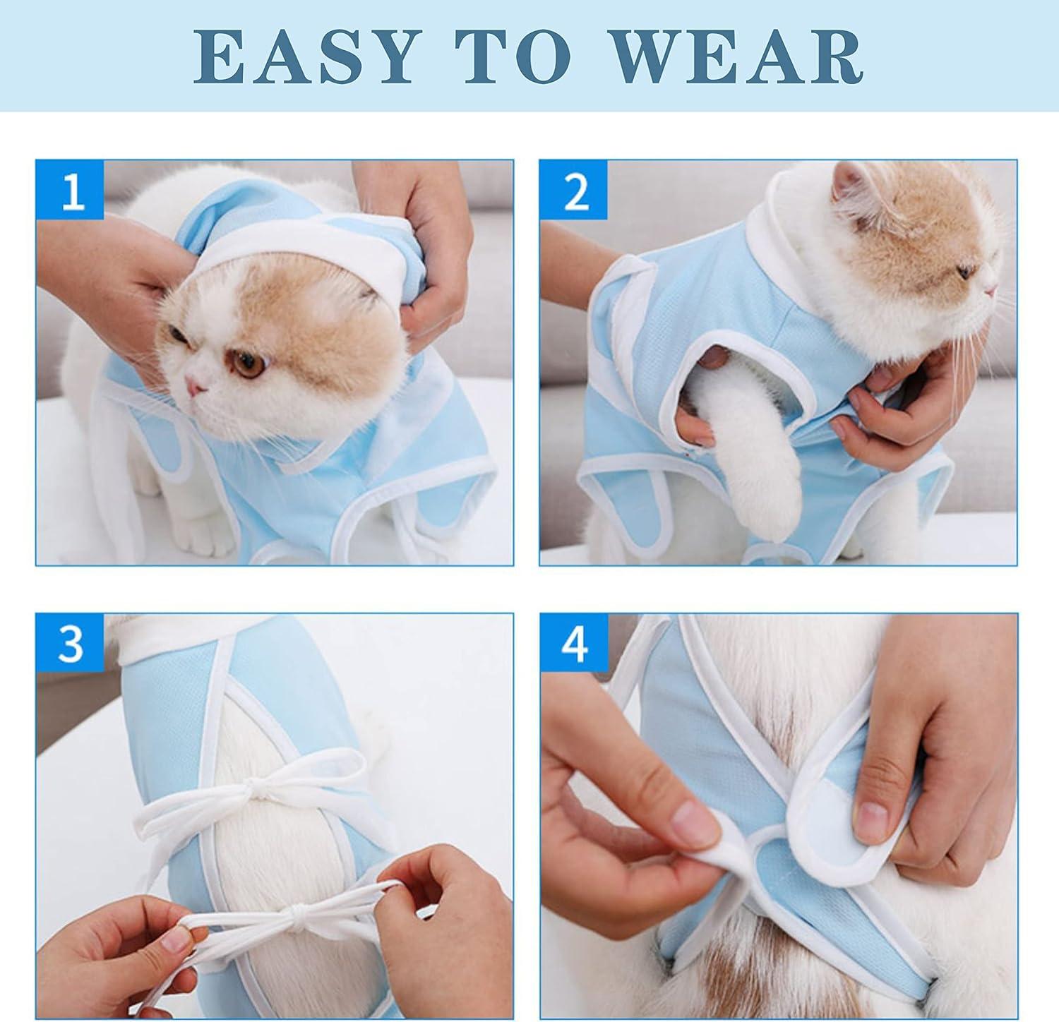 Adjustable Cat Protection Suit - Professional Recovery Suit for ...