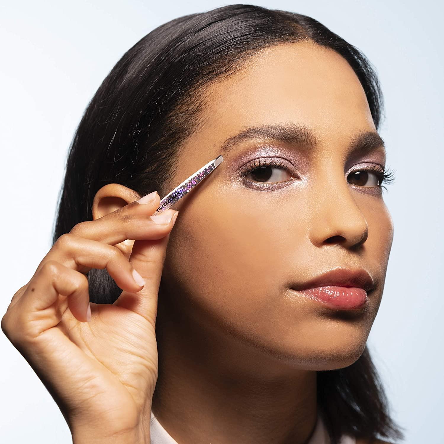 Tweezerman Hollygraphic Micro Mini Slant Point Tweezer Set - Precision ...