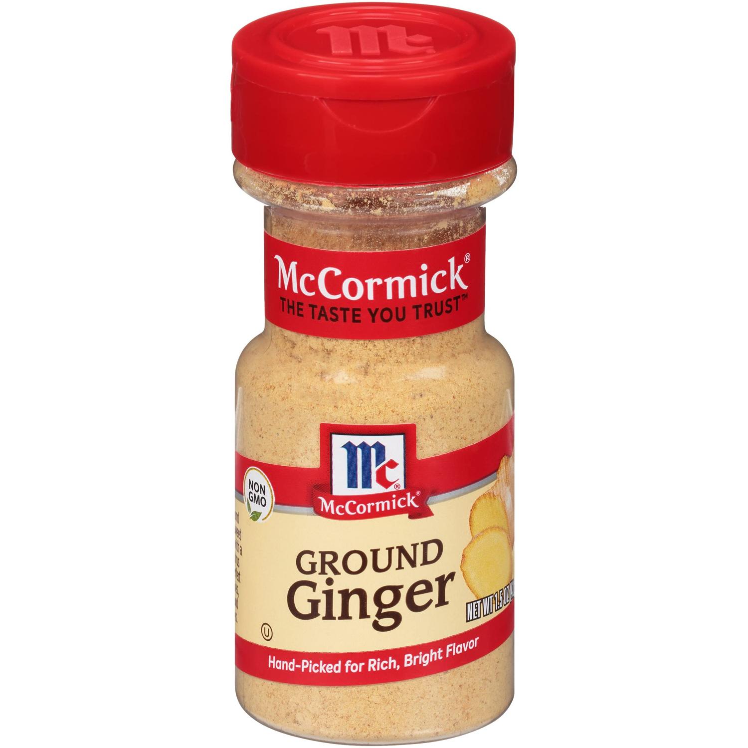 McCormick Ground Ginger 1.5 oz - Authentic Spice for Culinary Creations ...