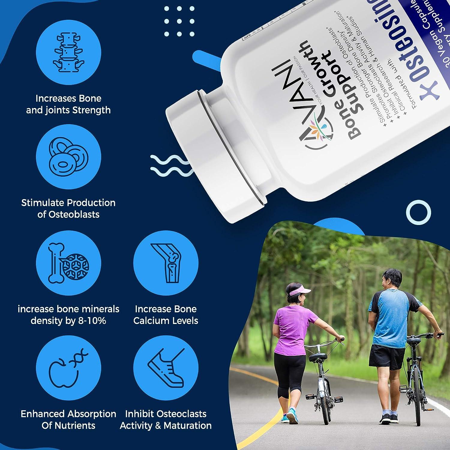 Avani Health Osteosine Bone Growth Support - Boost Bone Calcium Levels ...
