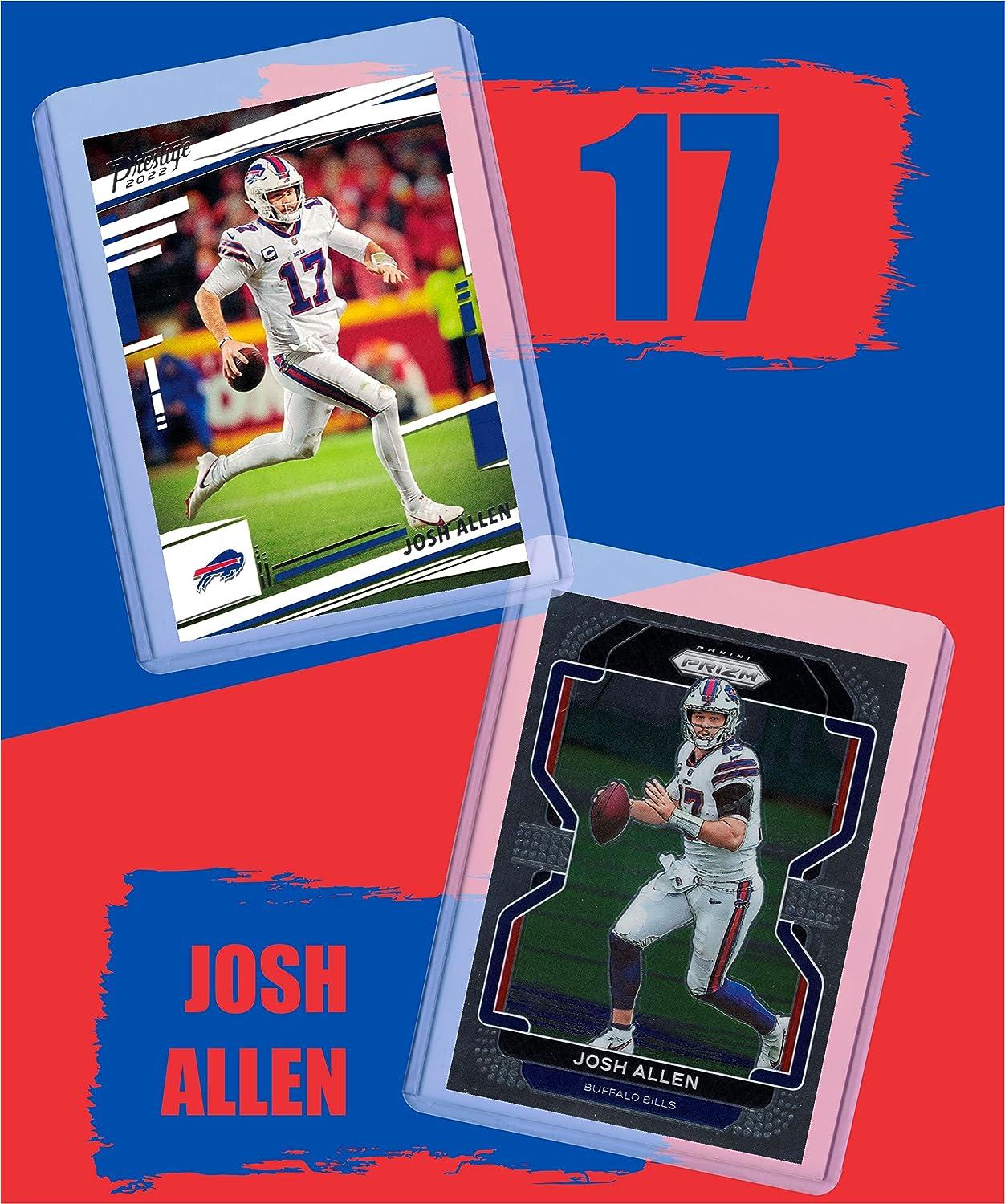 Josh Allen Football Cards Bundle - Buffalo Bills Trading Card Set (5 ...