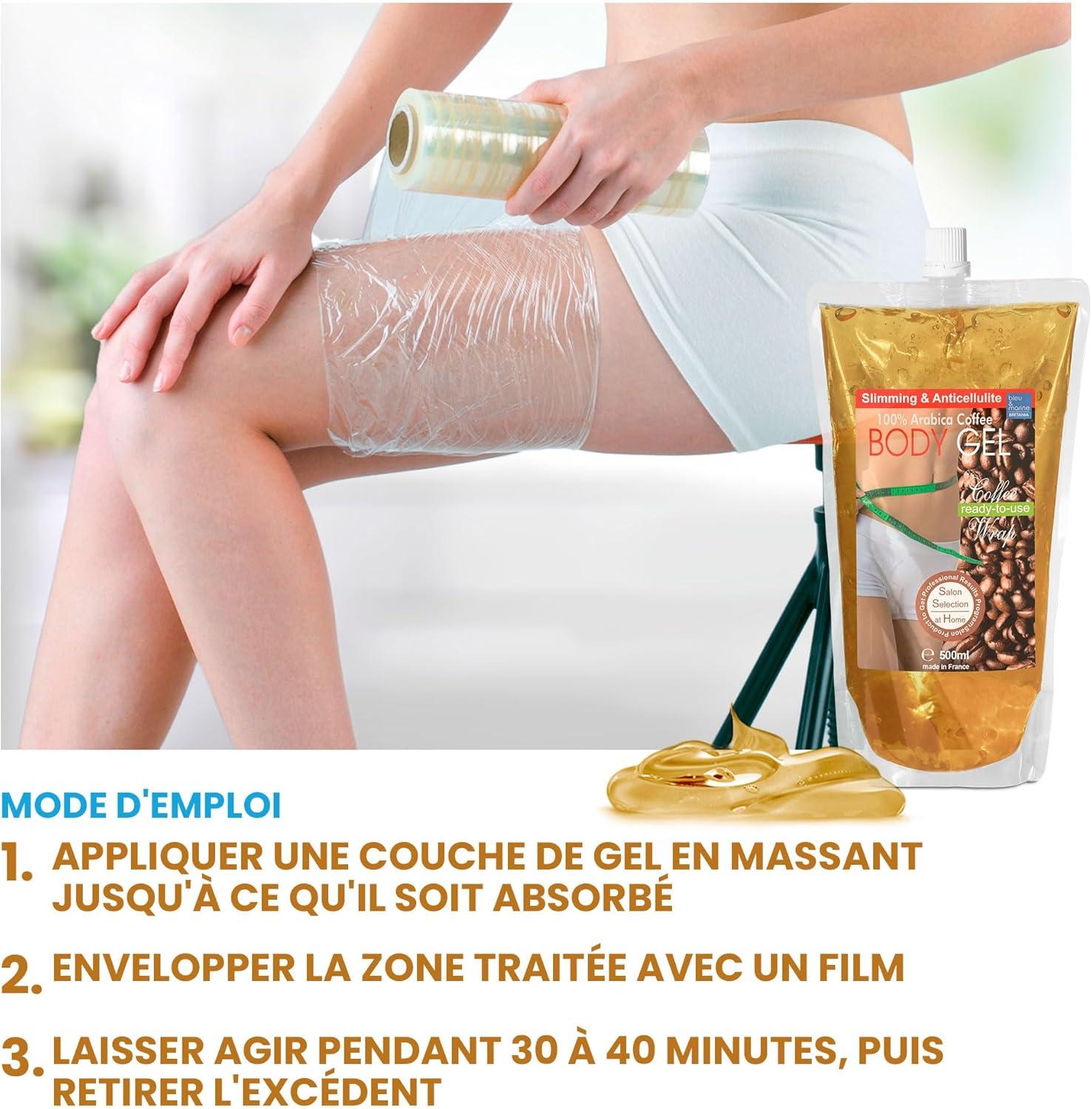 Firming and Anti-Cellulite Gel with Caffeine and Algae 500 ml Intensive ...