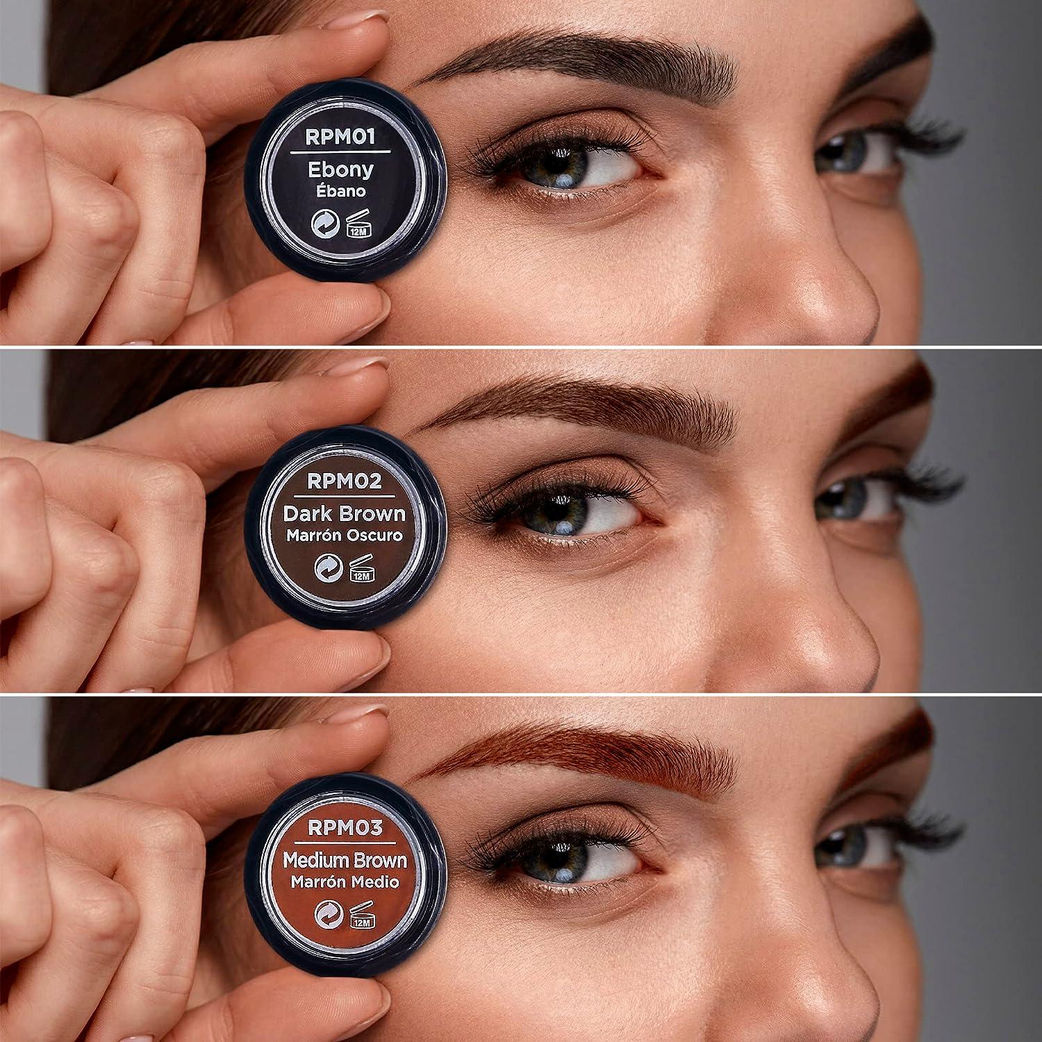 Ruby Kisses Go Brow Pomade - Dark Brown | Water-resistant, Long-lasting ...