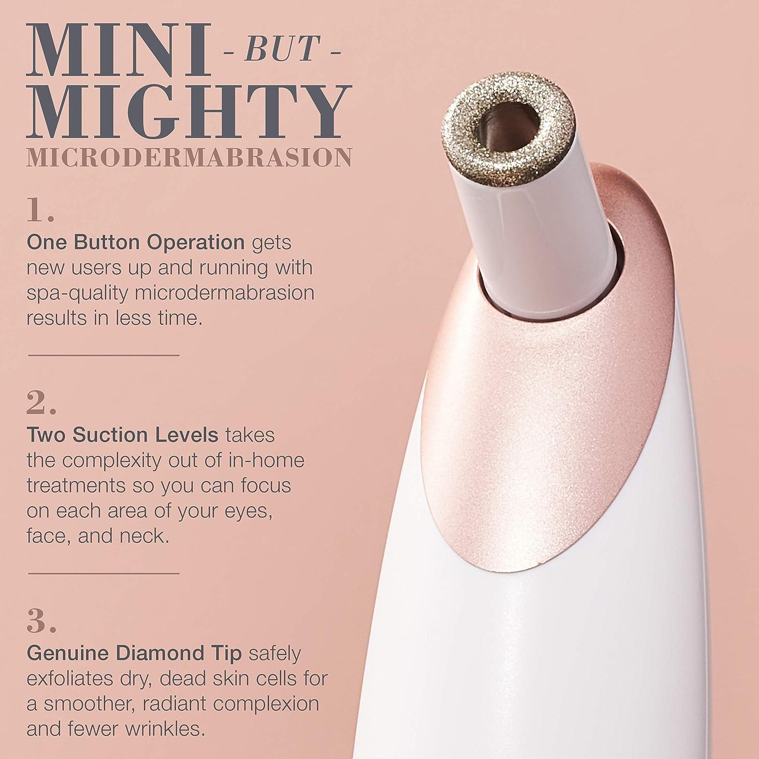 Trophy Skin MiniMD Handheld Microdermabrasion System - Enhances Texture ...