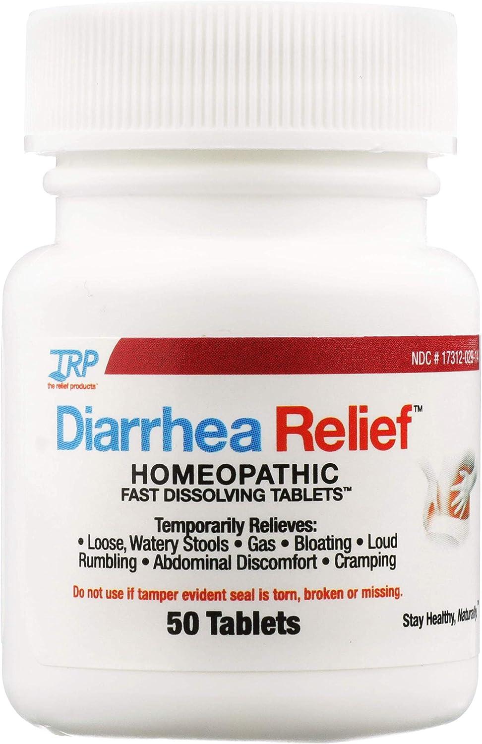 Diarrhea Relief Fast-Dissolving Tablets - 50 Count | The Relief ...