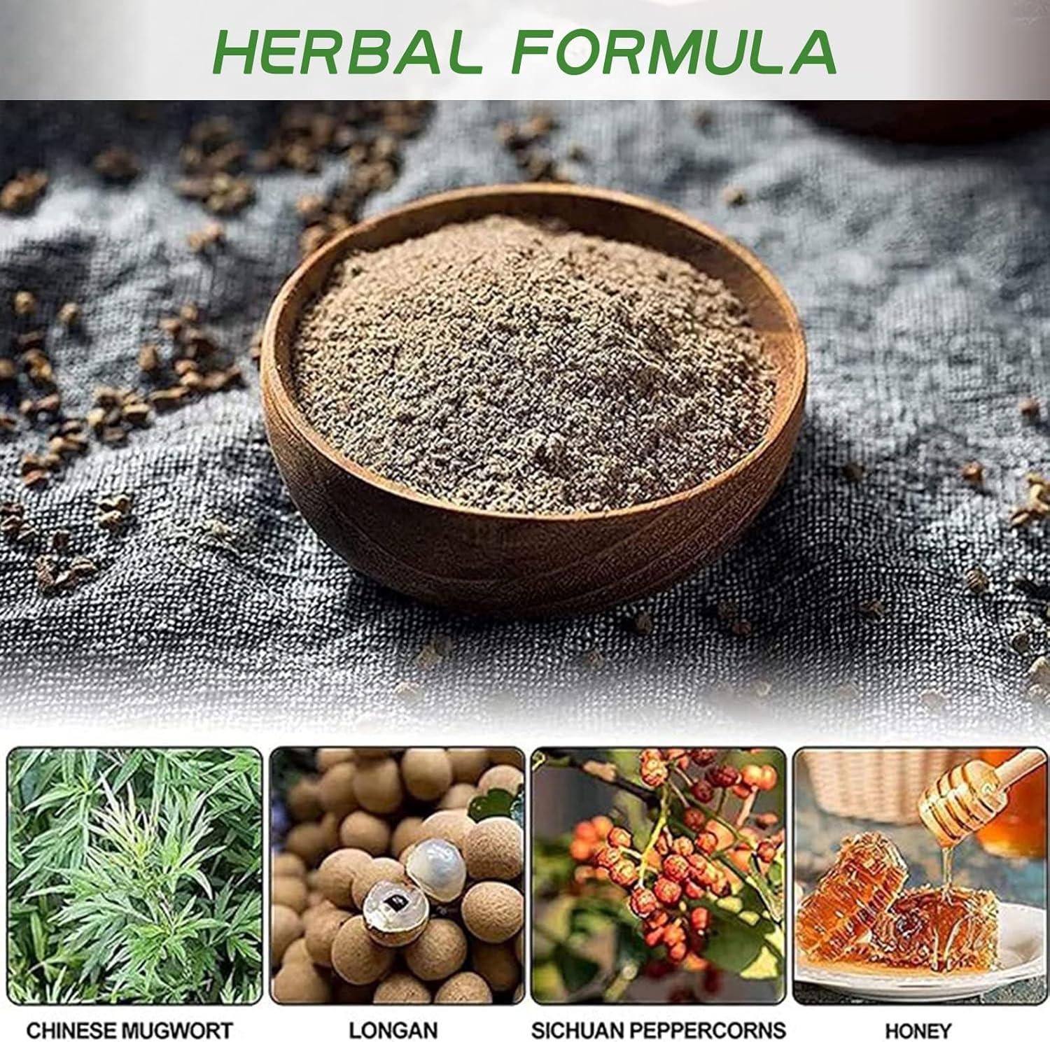 90 Pieces Mugwort Navel Stickers - Natural Herbal Belly Detox Patches ...