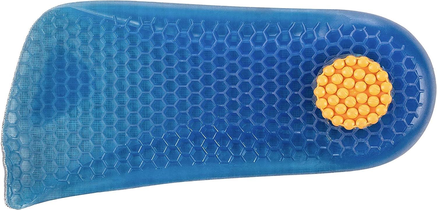 Men's 1/2 Inch Height Increase Elevator Half Insole - Silicone Gel Lift ...