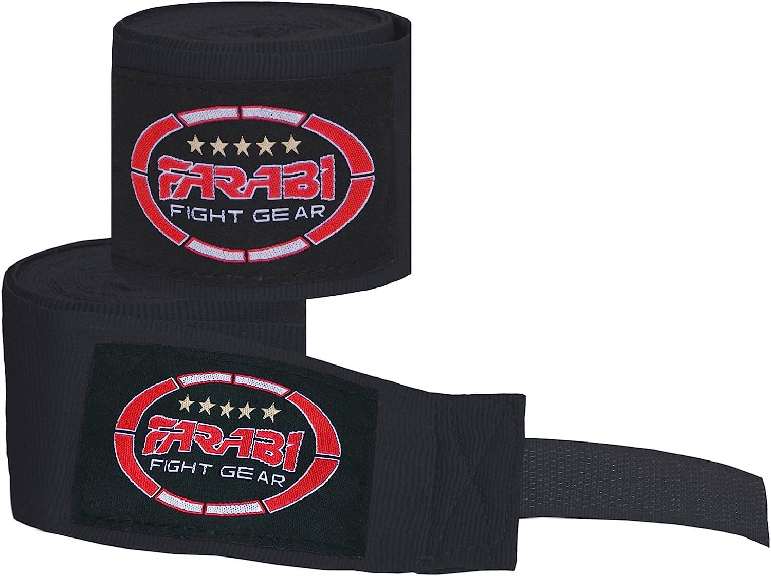 Farabi Kids Hand Wraps - 2.5m Stretchable Inner Hand Protection Wraps ...