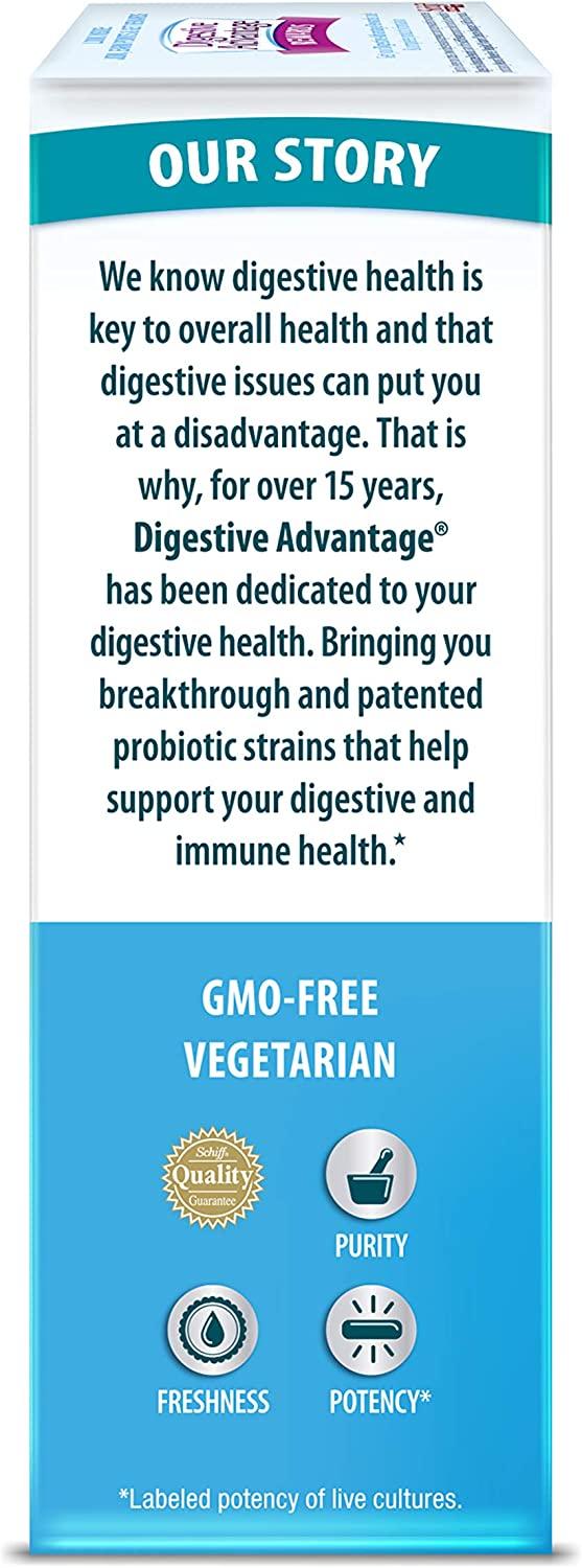 Schiff Digestive Advantage Intensive Bowel Support - 96 Capsules for ...