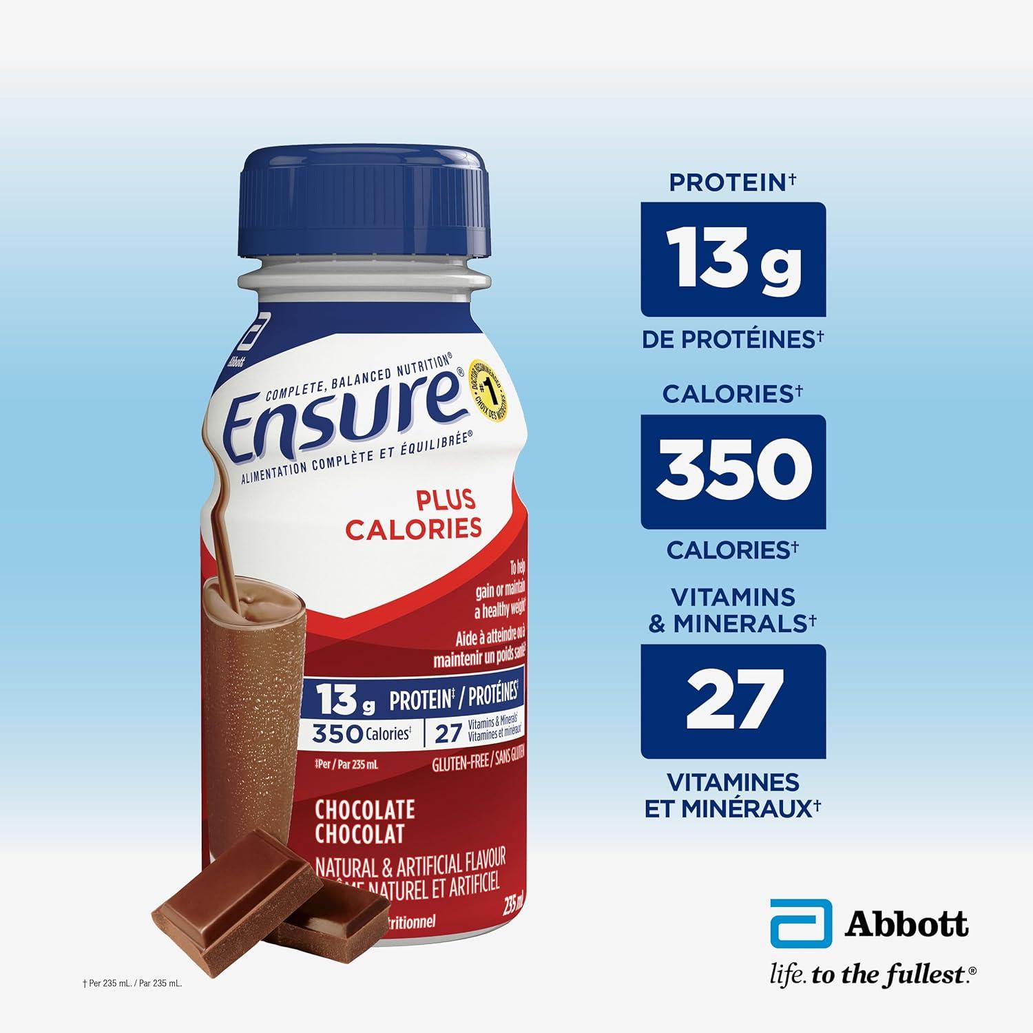 Ensure Plus Calories Nutritional Supplement Shake Value Pack To Help ...