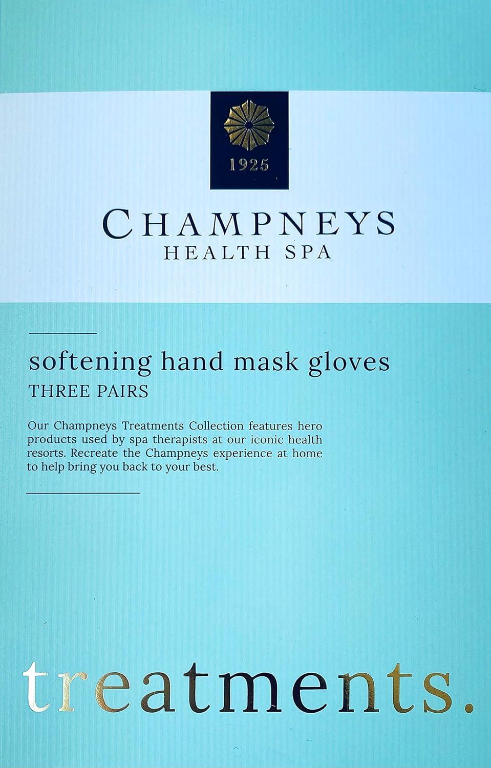 Champneys Hand Softening Hand Mask Gloves - Three Pairs (3 x 12ml ...