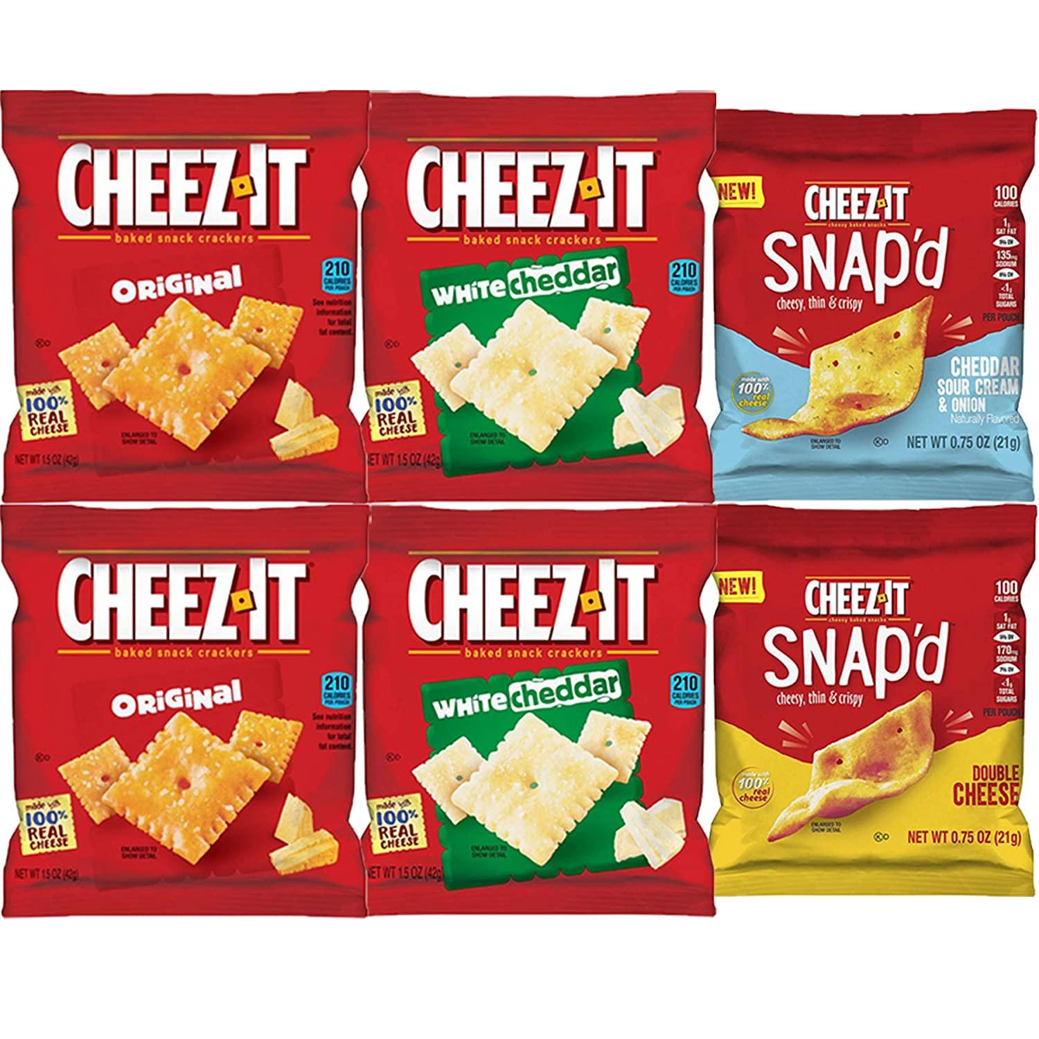 40-Count Assorted Crackers Variety Pack - Individually Wrapped Snacks ...