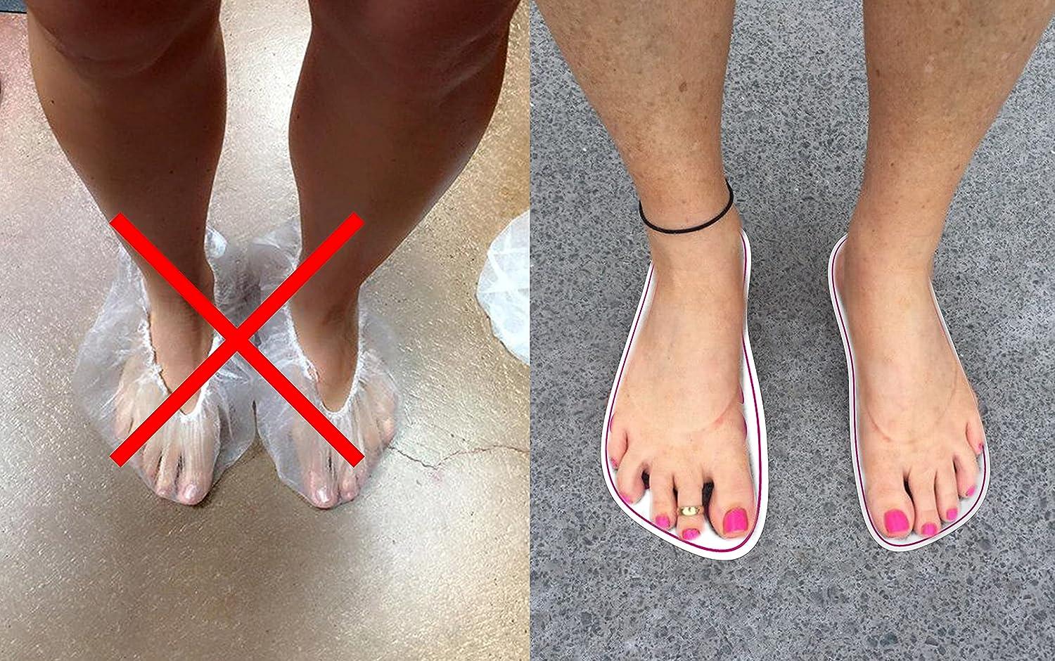 Pink 180 Pairs (360 Feet) Spray Tan Feet Pads | Sunless Tanning ...