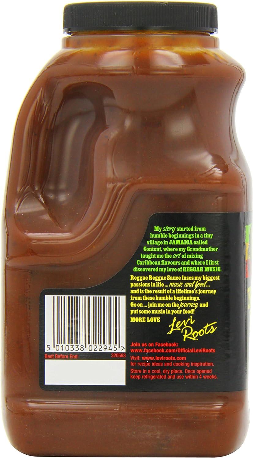 Levi Roots Reggae Jerk Barbecue Sauce 1 Litre - Authentic Caribbean ...