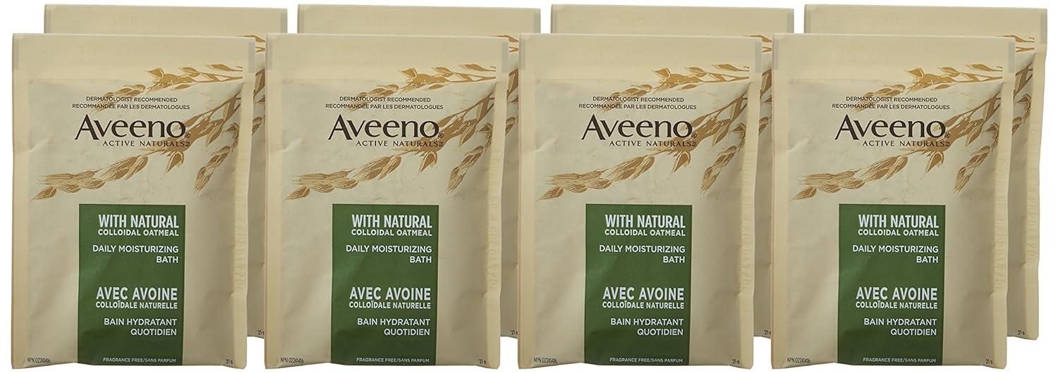 Aveeno Daily Moisturizing Bath Packets with Natural Colloidal Oatmeal ...