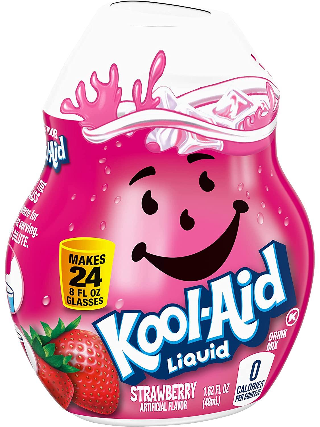 Kool-Aid Liquid Drink Mix Strawberry 1.62 Fl Oz - Pack of 4 | Kraft ...