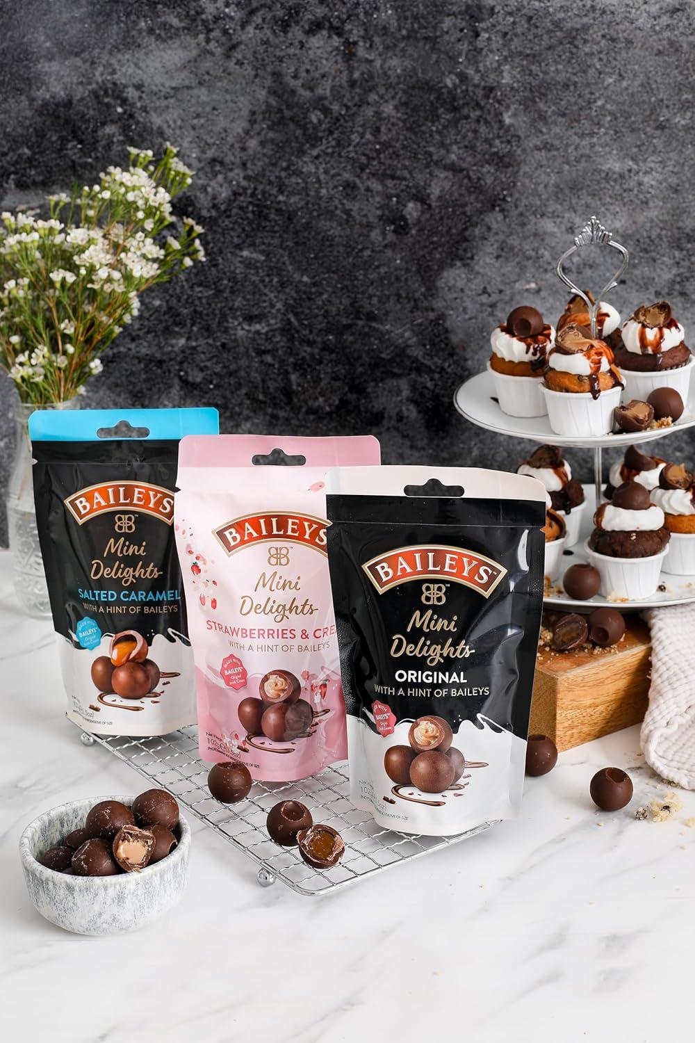 Baileys Chocolate Mini Delights Salted Caramel | 102g Pralines Gift | Indulge in Dard Melting ...