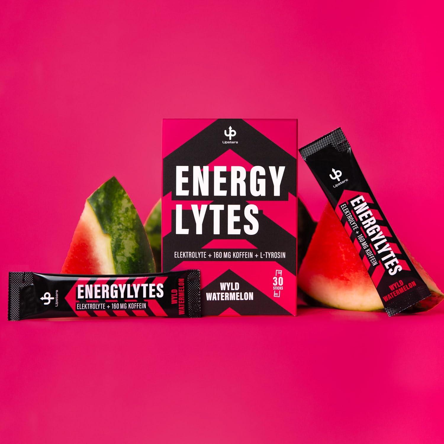 Upsters Energylytes Electrolyte Powder - 160mg Caffeine Sugar-Free 30 ...