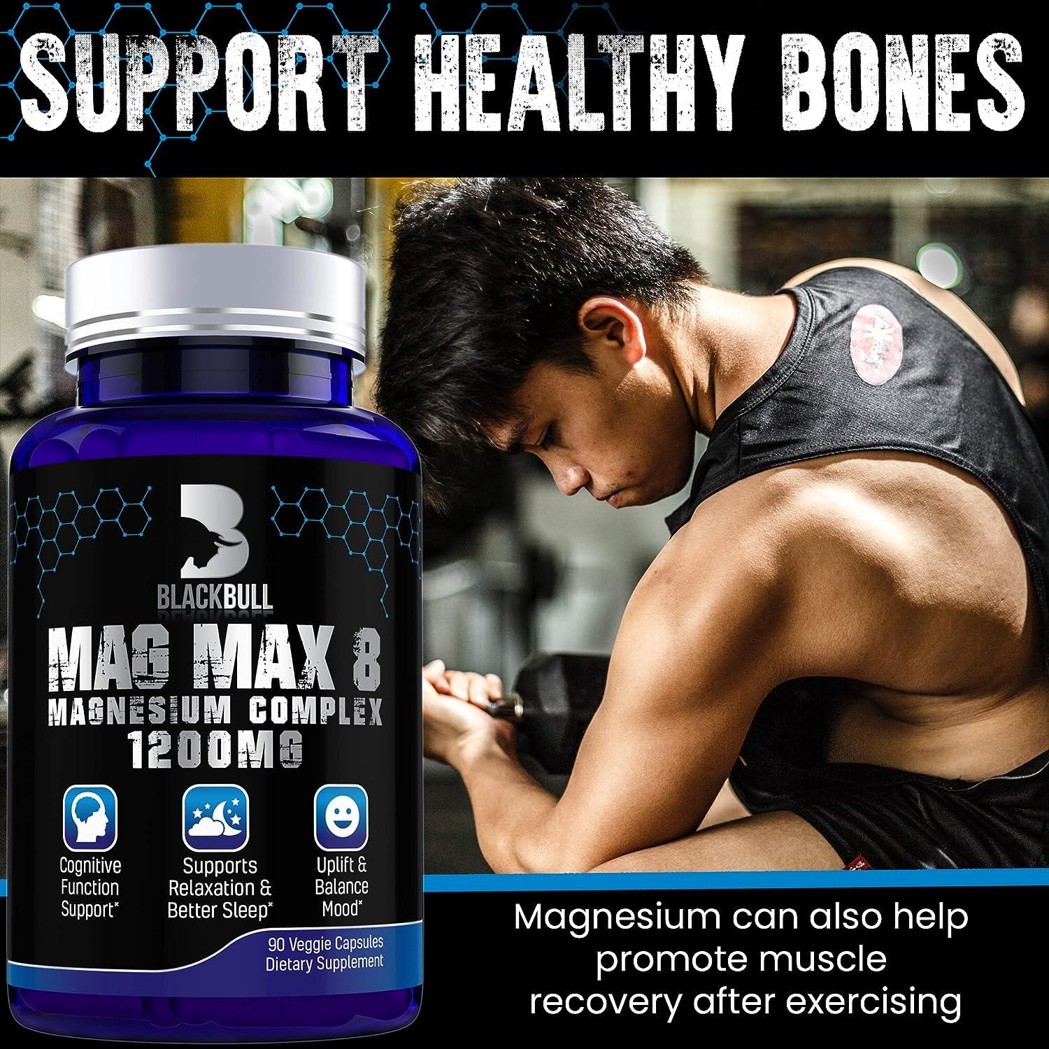 Blackbull MagMax Magnesium Complex 1200 mg - 90 Capsules | L-Threonate ...