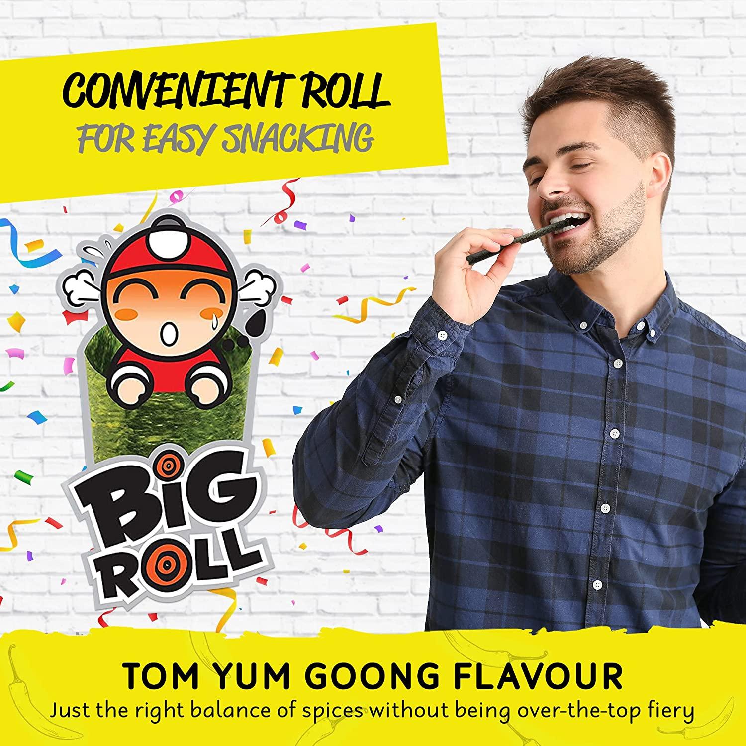 Tao Kae Noi Crispy Seaweed Snack Roll | Tom Yum Goong Thai Nori Chips ...