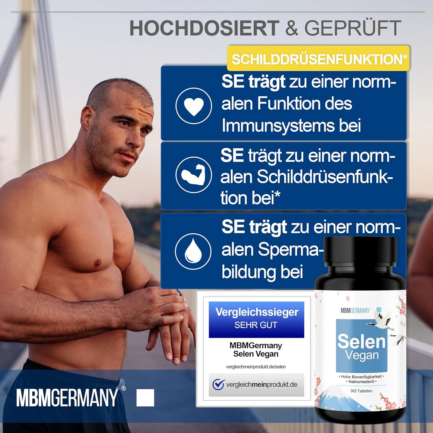 MBMGermany Selen Complex High Dose 200 g - Premium Selenium for ...