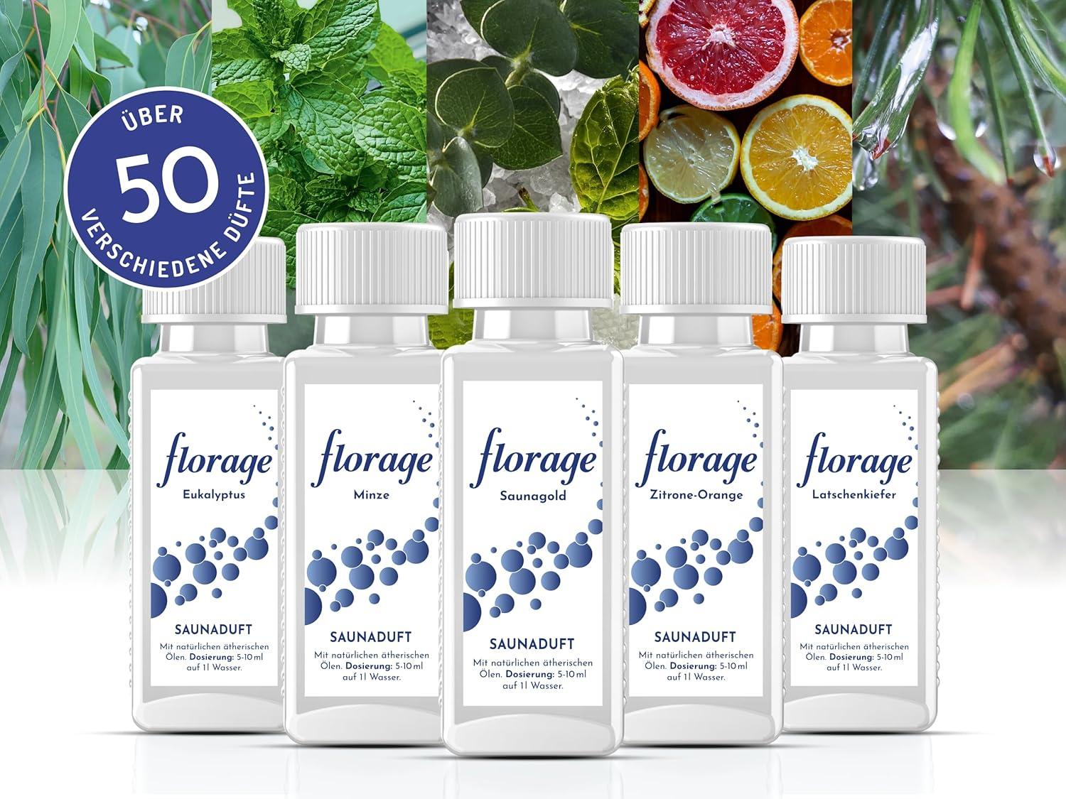 Florage 100ml Eucalyptus Sauna Infusion | Vegan & Cruelty-Free | Premium German Fragrance - 50 ...