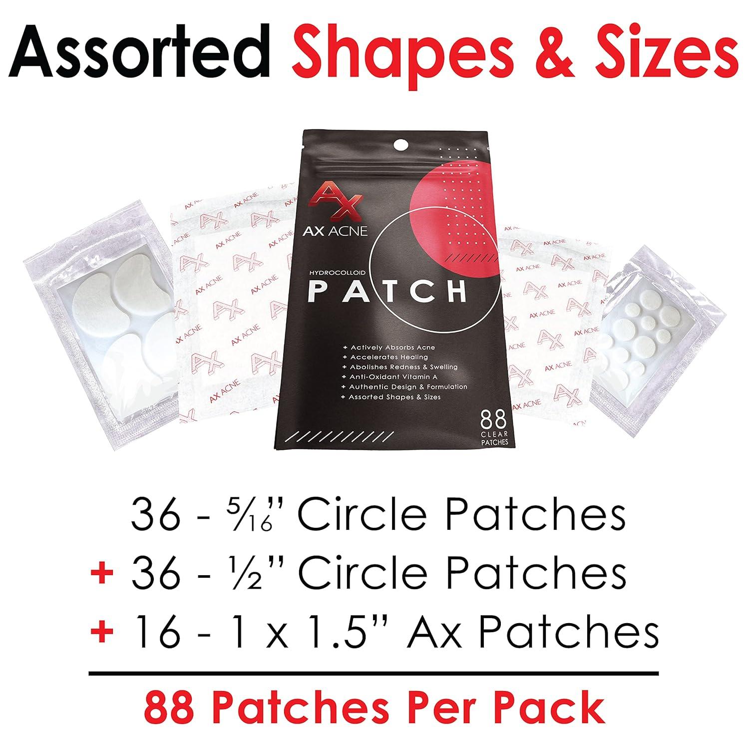 AX Acne Hydrocolloid Pimple Patch Bandage Variety Pack | Skincare Spot ...