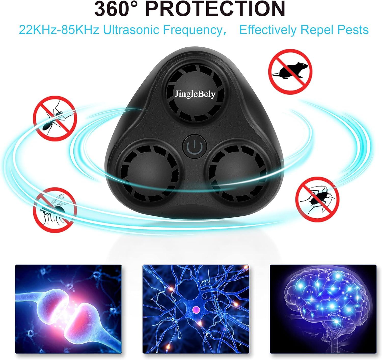 Jinglebely Ultrasound Mouse Defense - Effective Pest Control for Mice ...