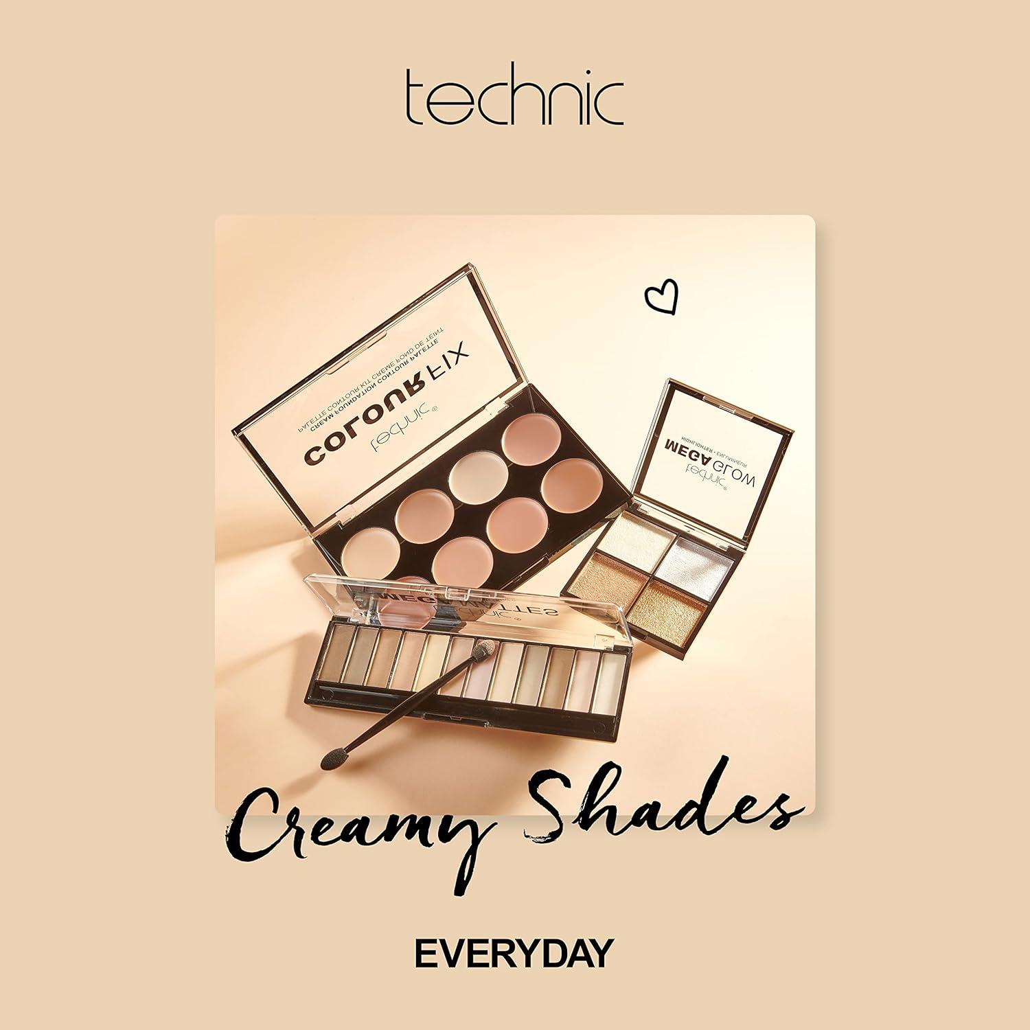 Technic Colour Fix Cream Foundation Contour Makeup Palette 8 Shades ...