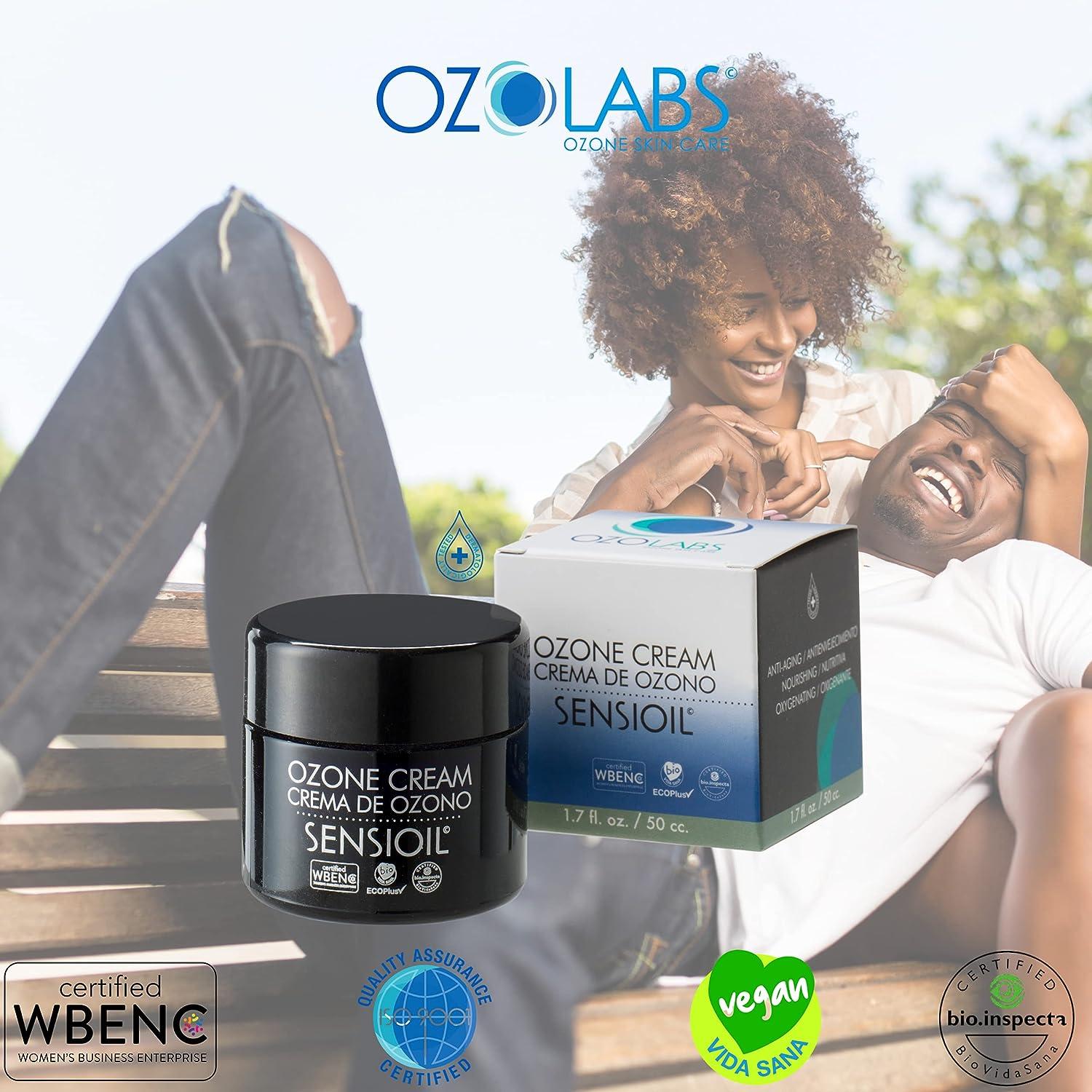 OZOLABS Organic Ozone Cream | 1.7 fl. oz | Certified Ozonated Oils for ...