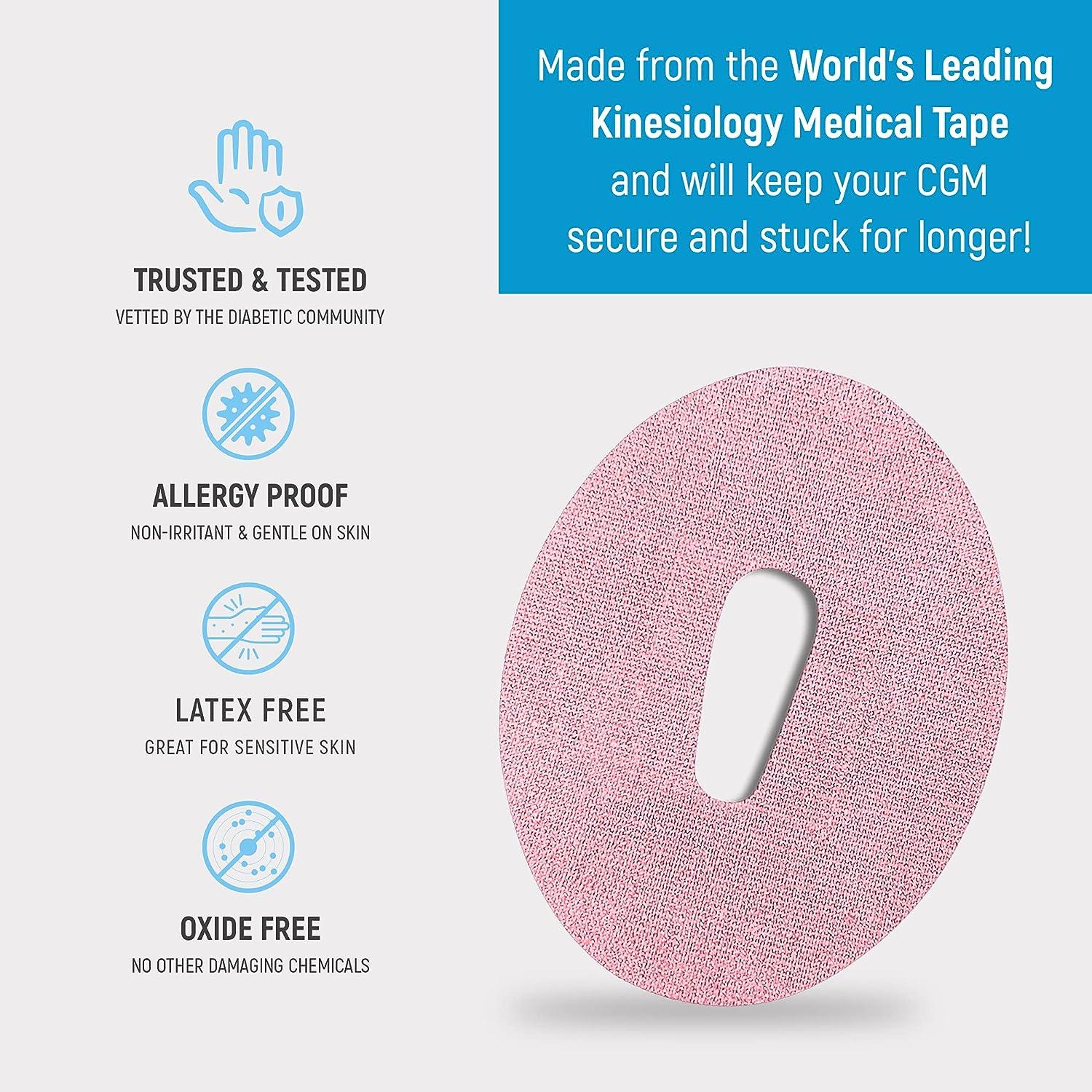 Dexcom G6 Adhesive Patch - Pink | Water Resistant & Strong Adhesive ...