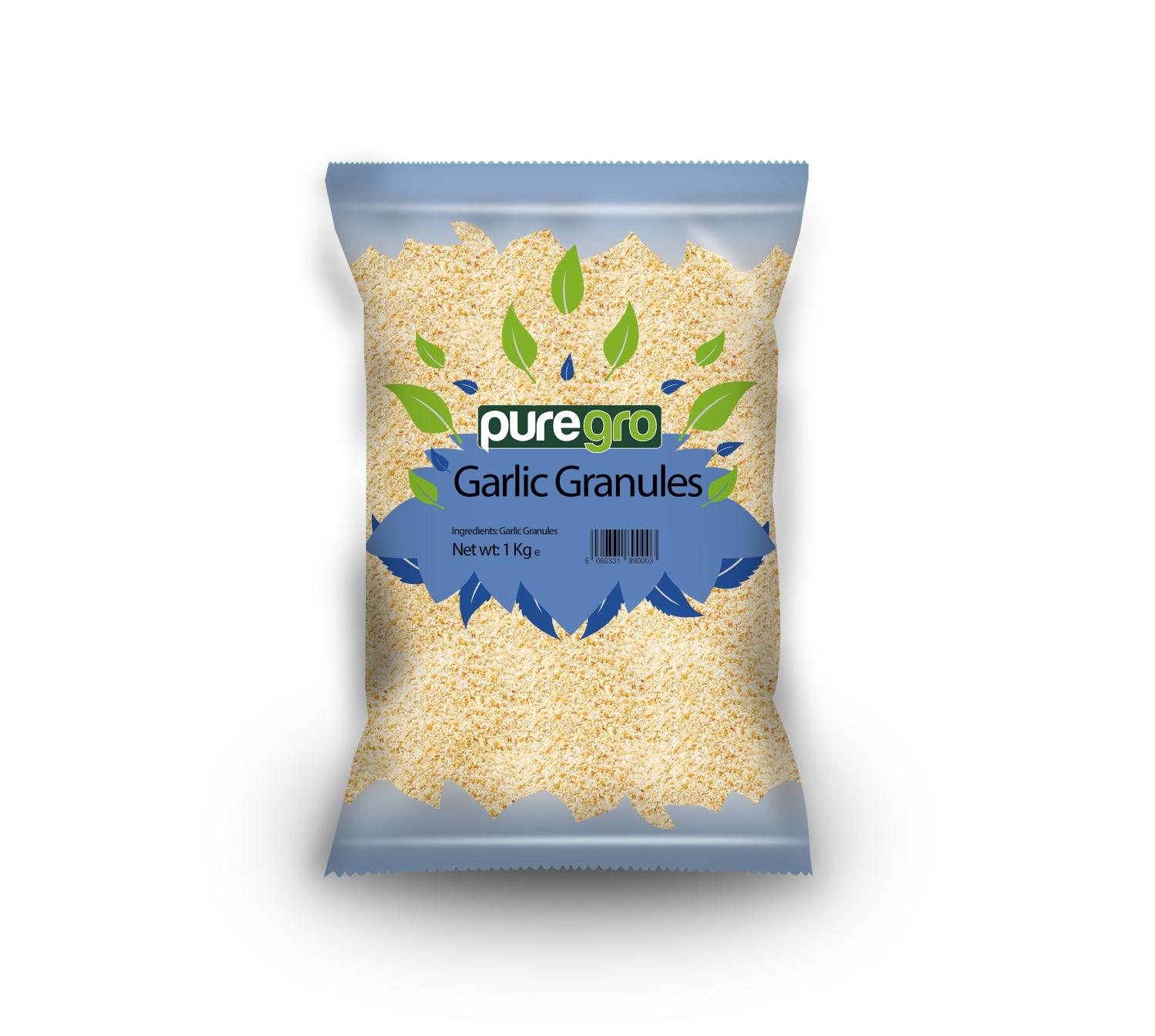 Puregro Garlic Granules | 1kg | Pack of 1 | Garlic Granules | Ajo ...